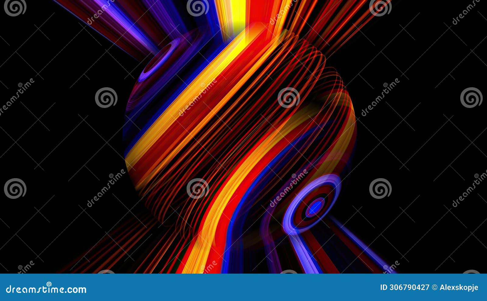 Colorful Sphere with Light Rays Stock Illustration - Illustration of ...