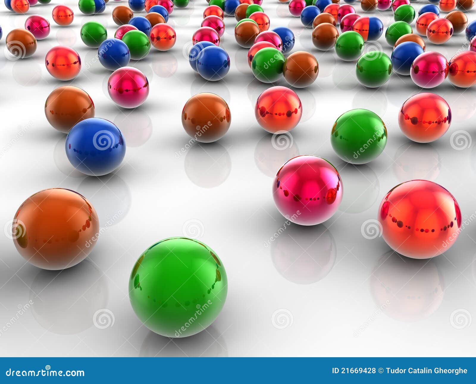 Colorful spheres stock illustration. Illustration of design - 21669428