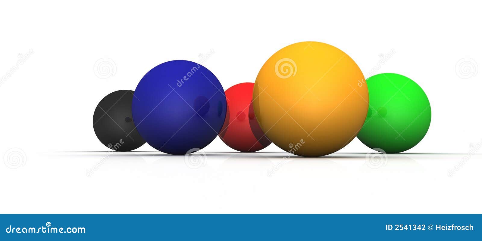 Colorful spheres stock illustration. Illustration of colorful - 2541342