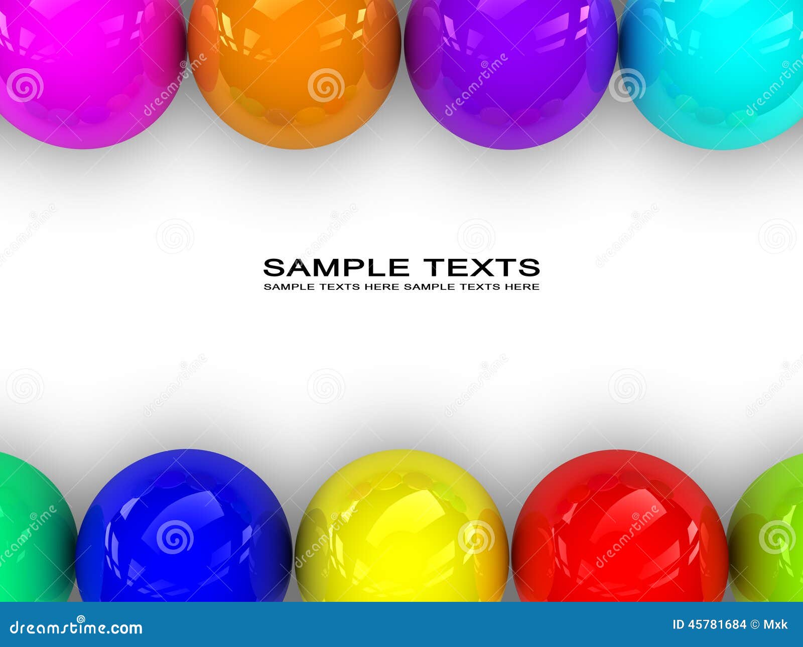 Colorful spheres stock illustration. Illustration of graphic - 45781684