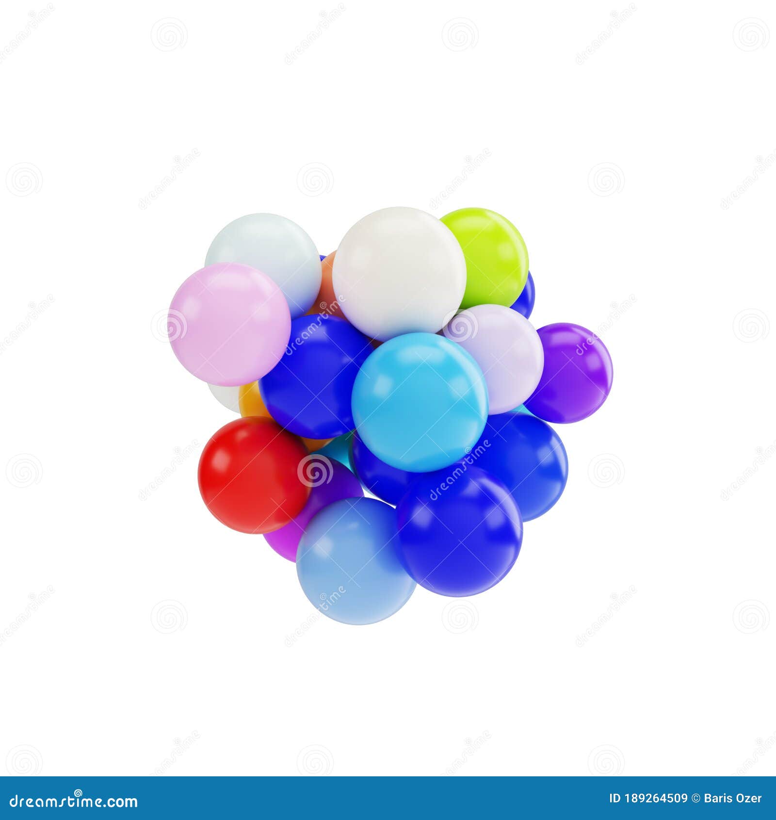 Colorful Spheres stock illustration. Illustration of background - 189264509