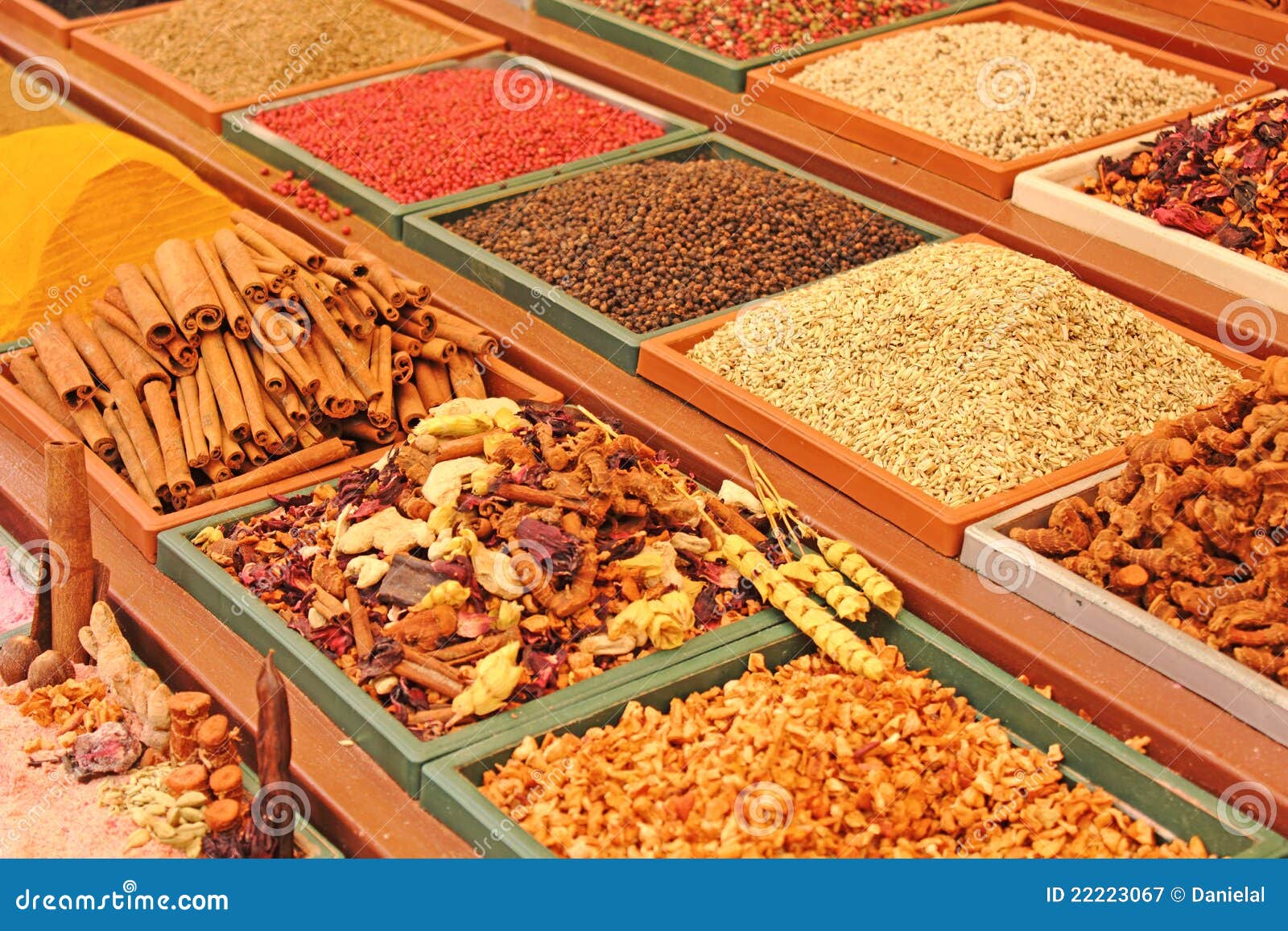 Colorful spices mix stock image. Image of aniseed, delicious - 22223067