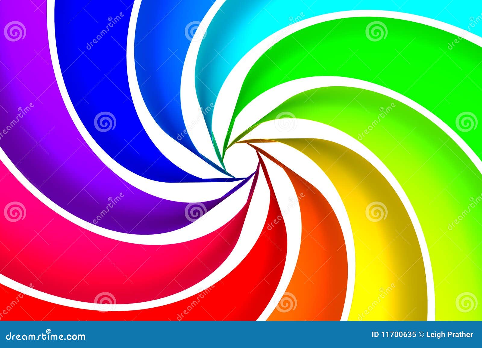 A Colorful Spiral Is Shown In This Image. Generative AI Image. Royalty ...