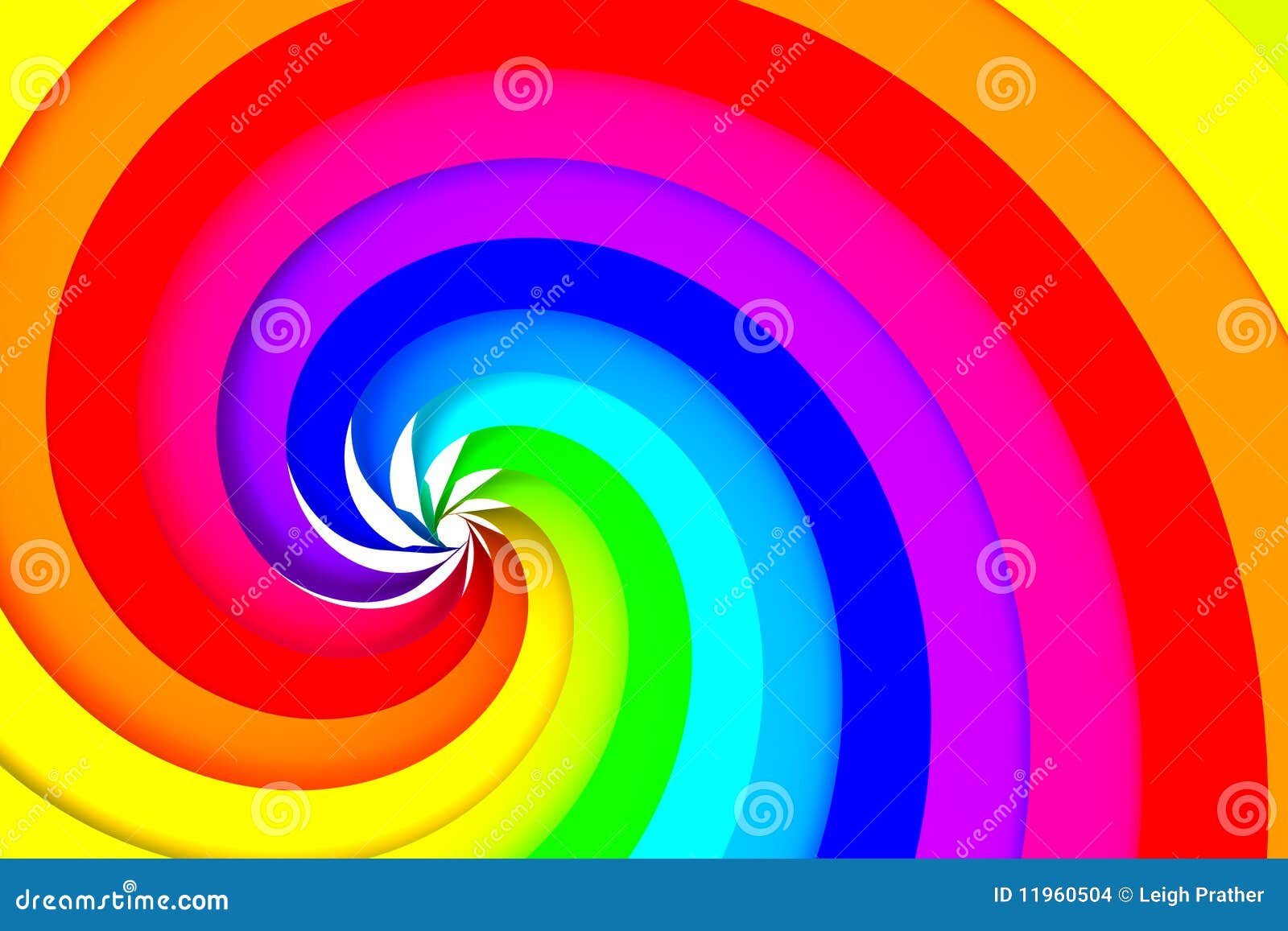 Colorful spiral stock illustration. Illustration of light - 11960504