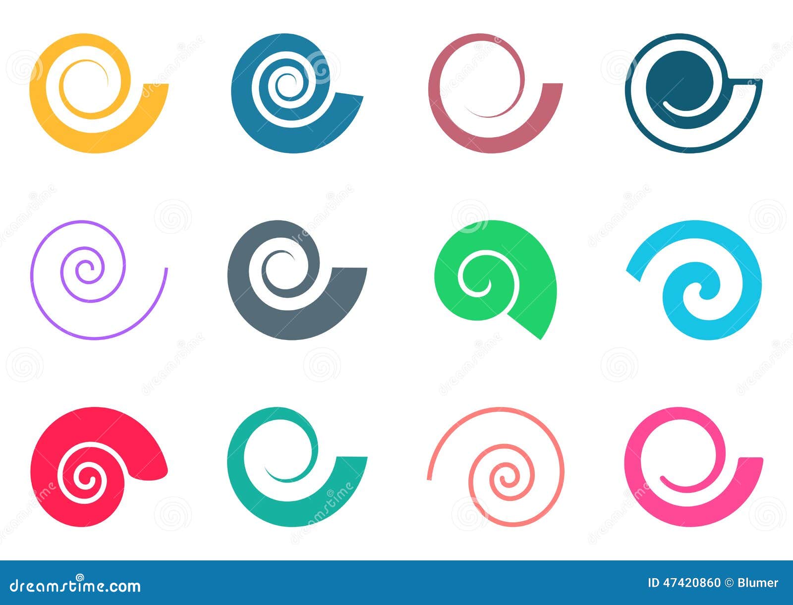 Dna Spiral Icons. Helix Human Technology Research Molecule And ...