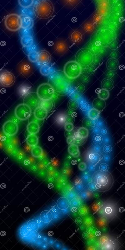 Colorful spiral matrix stock illustration. Illustration of distance ...