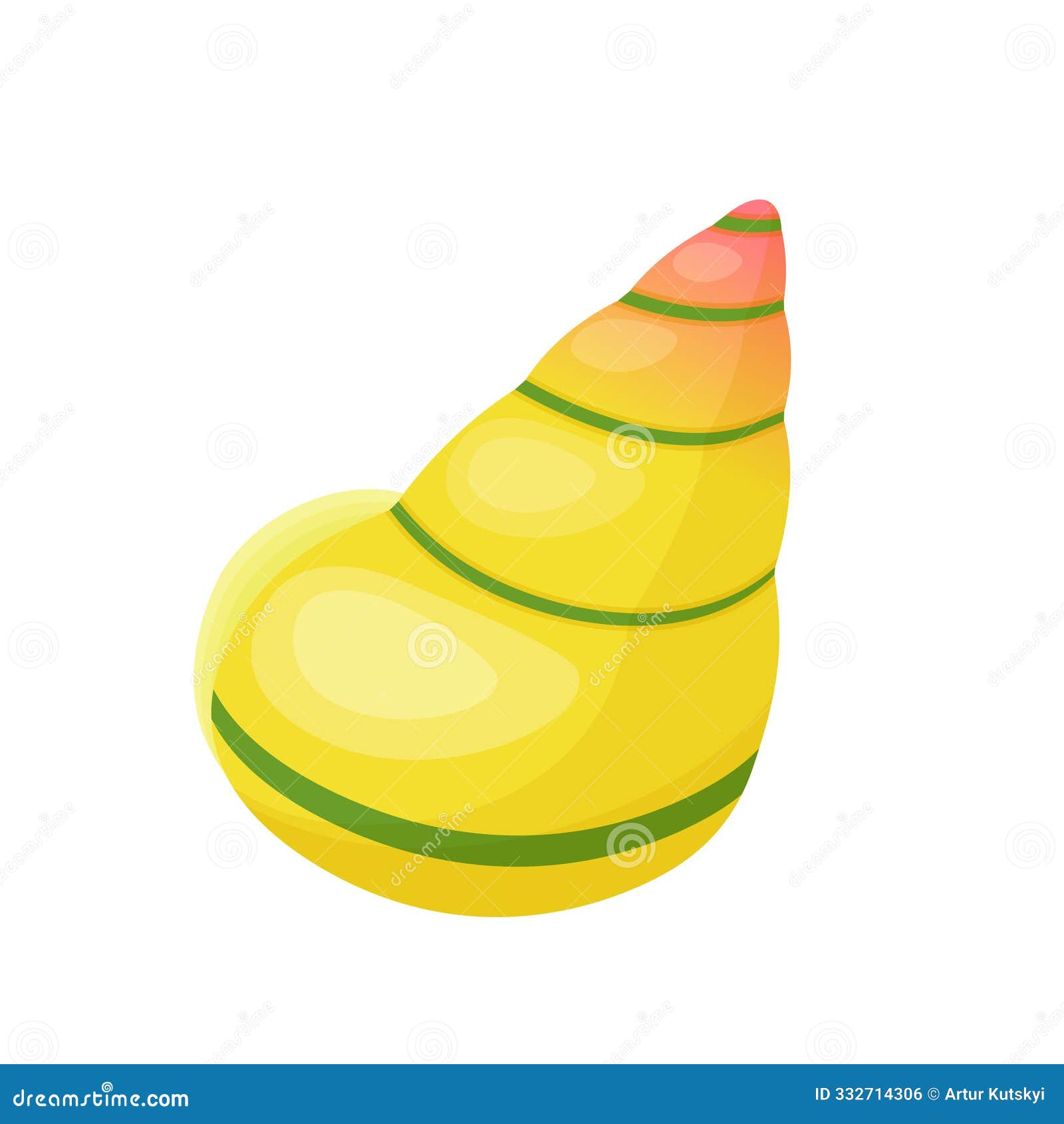 Spiral Seashell In One Continuous Line Drawing Style For Logo Or Emblem ...