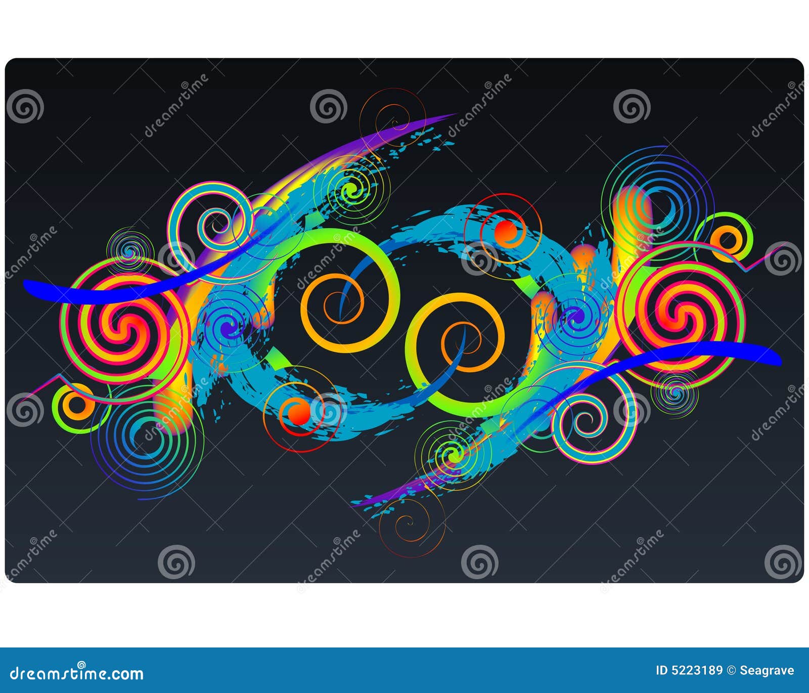 Colorful Swoosh Black Background Stock Illustrations – 423 Colorful ...