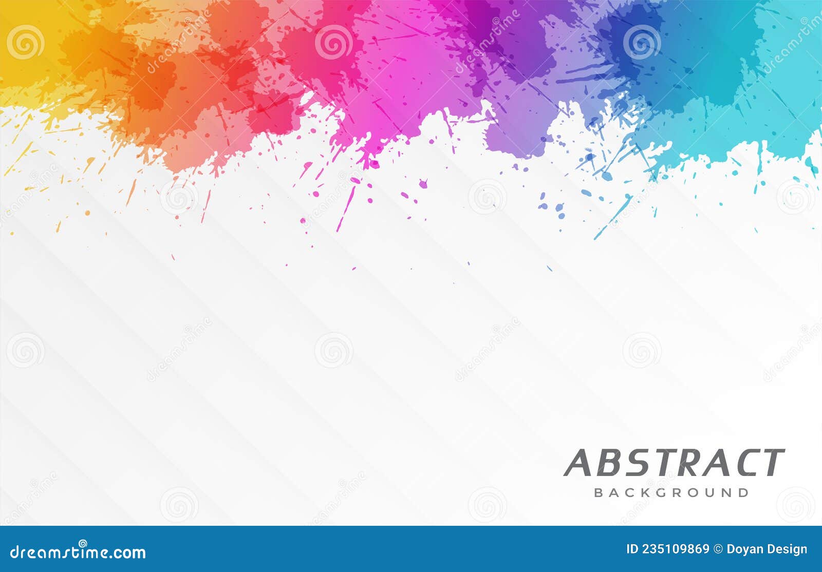 Colorful Splash Abstract Background Design Stock Vector - Illustration ...