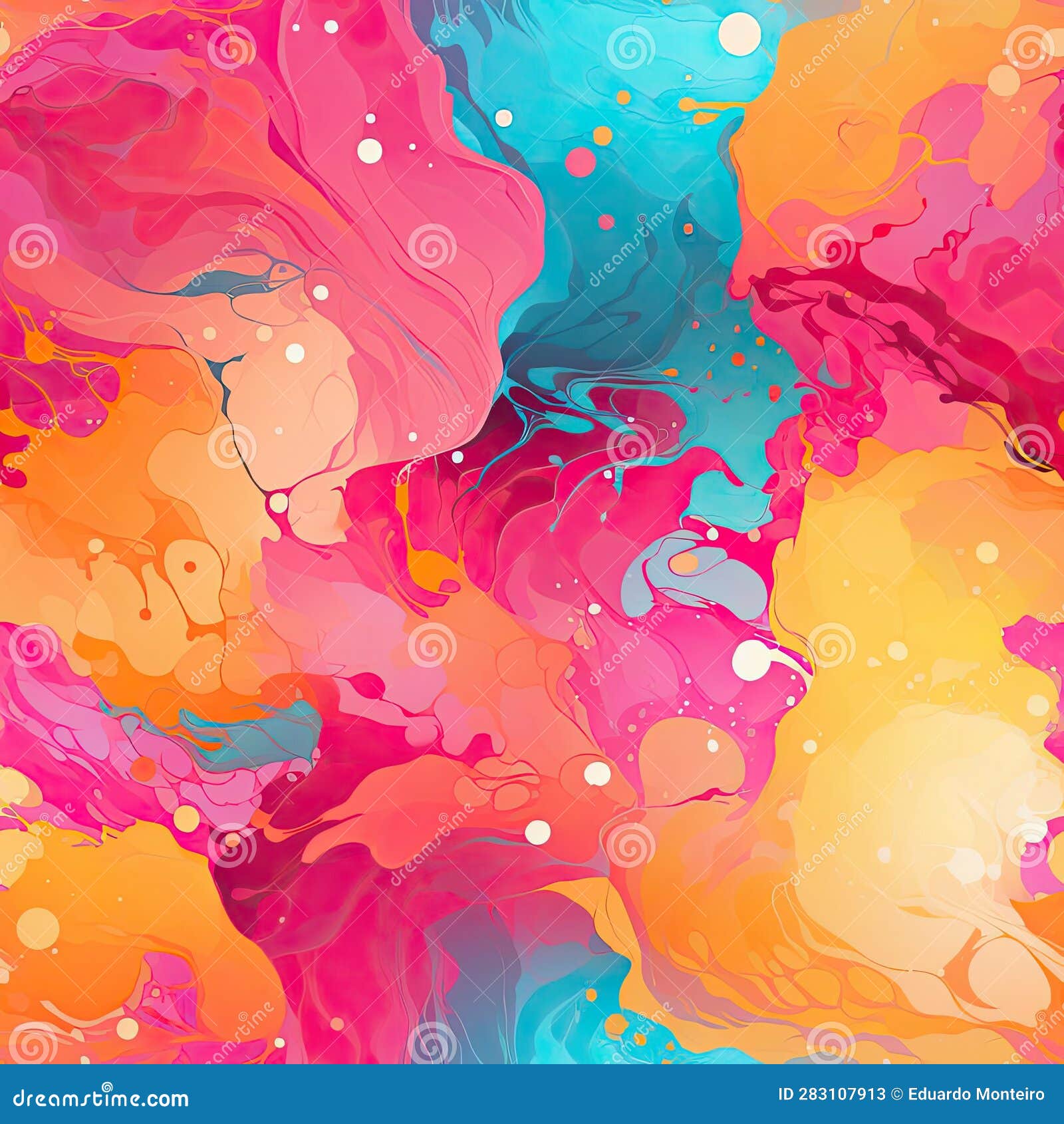 Colorful Splash Art with Unpredictable Patterns and Vibrant Hues (tiled ...