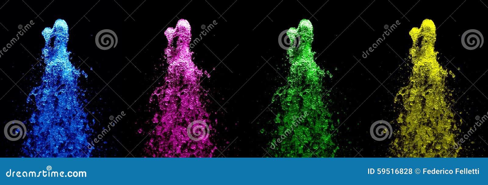 Colorful splash stock photo. Image of graphic, jets, power - 59516828