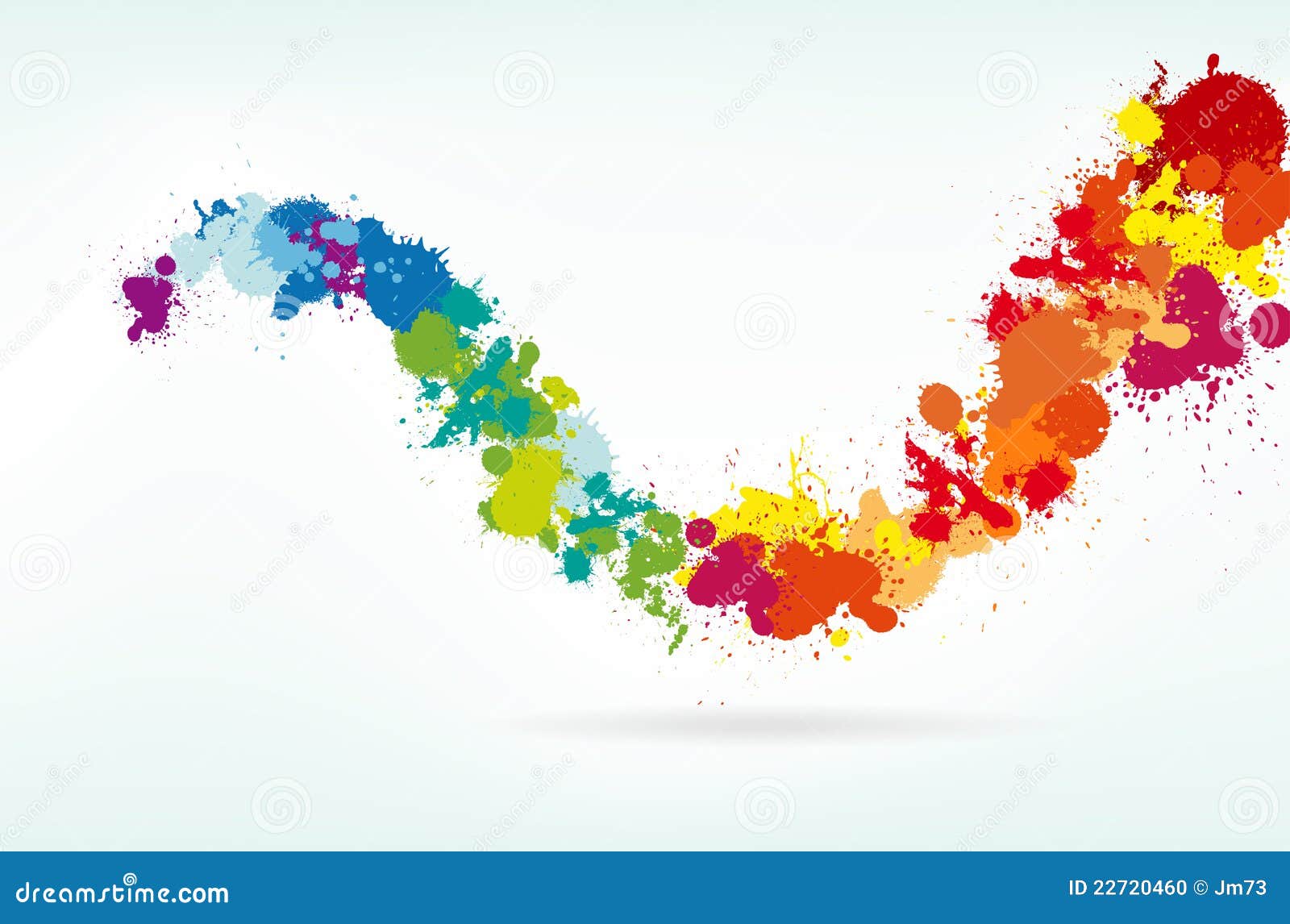 Colorful splash background stock vector. Illustration of drawing - 22720460