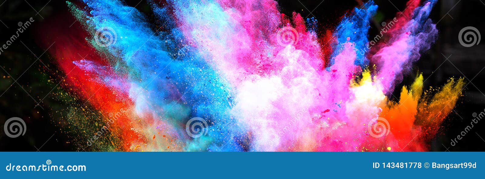 Color Splash in the Dark Background Stock Illustration - Illustration ...