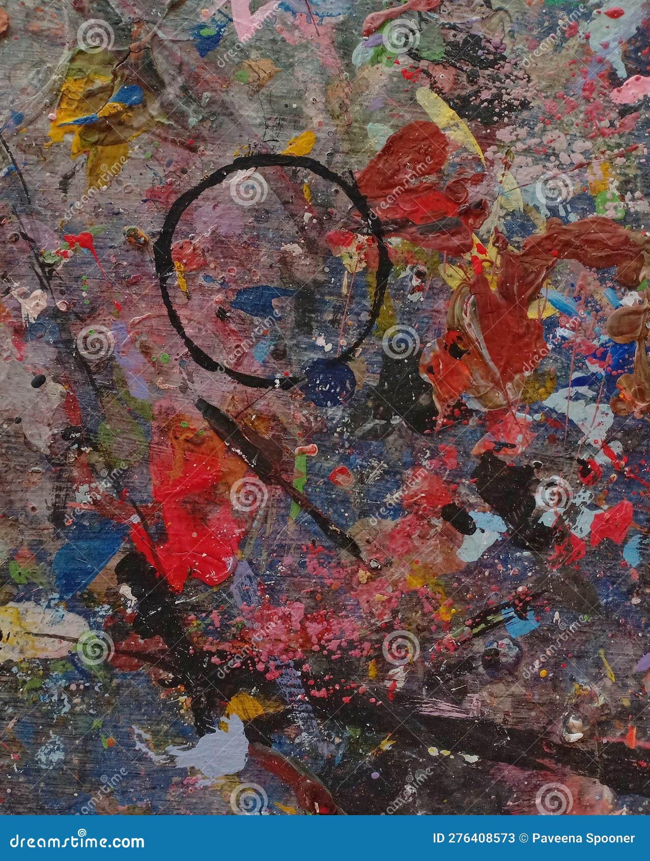 Colorful Splash Paint Splash Abstract Background Stock Illustration ...