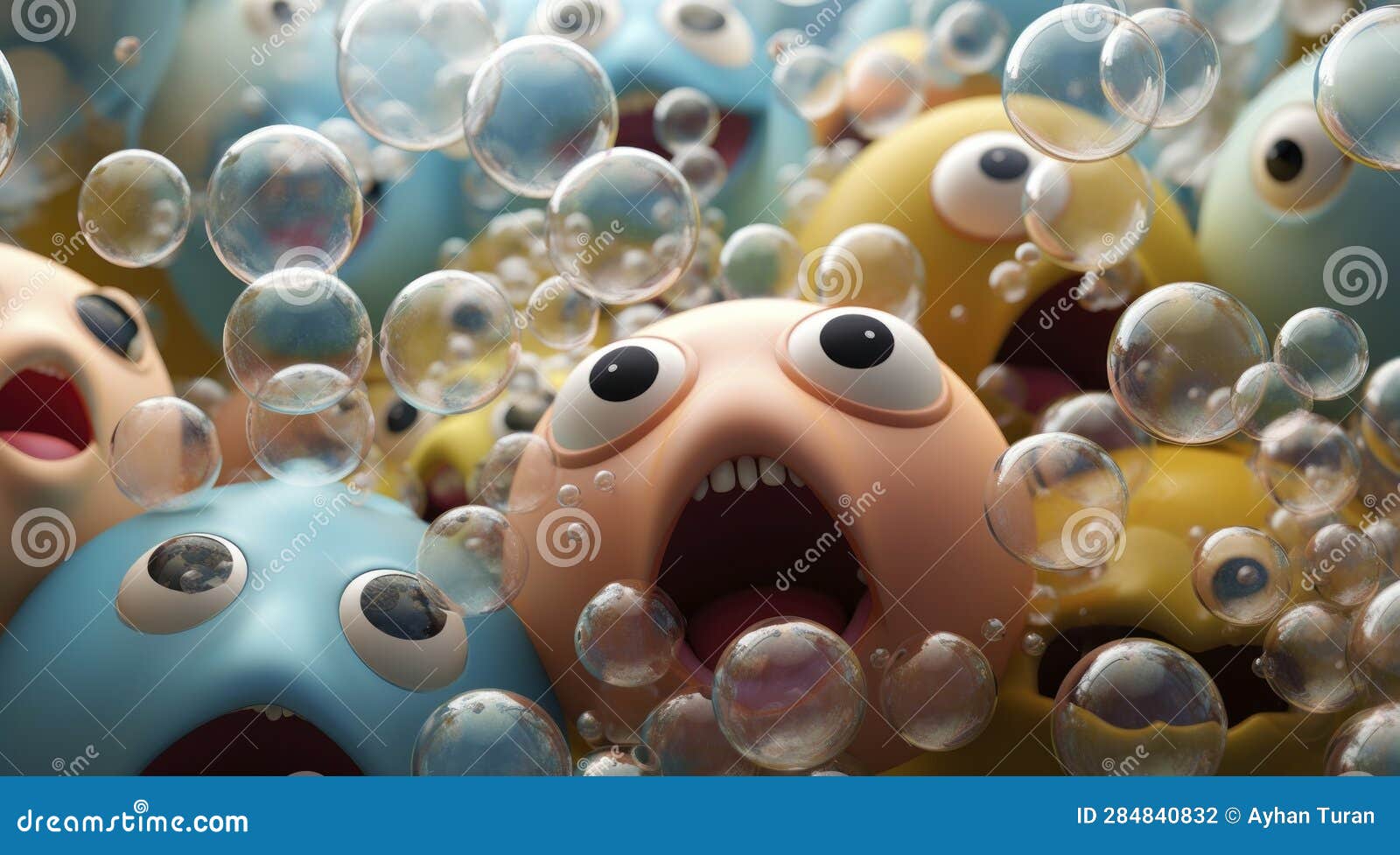 Colorful Splash Speech Bubble , Talk Balloon Concept . Stock ...