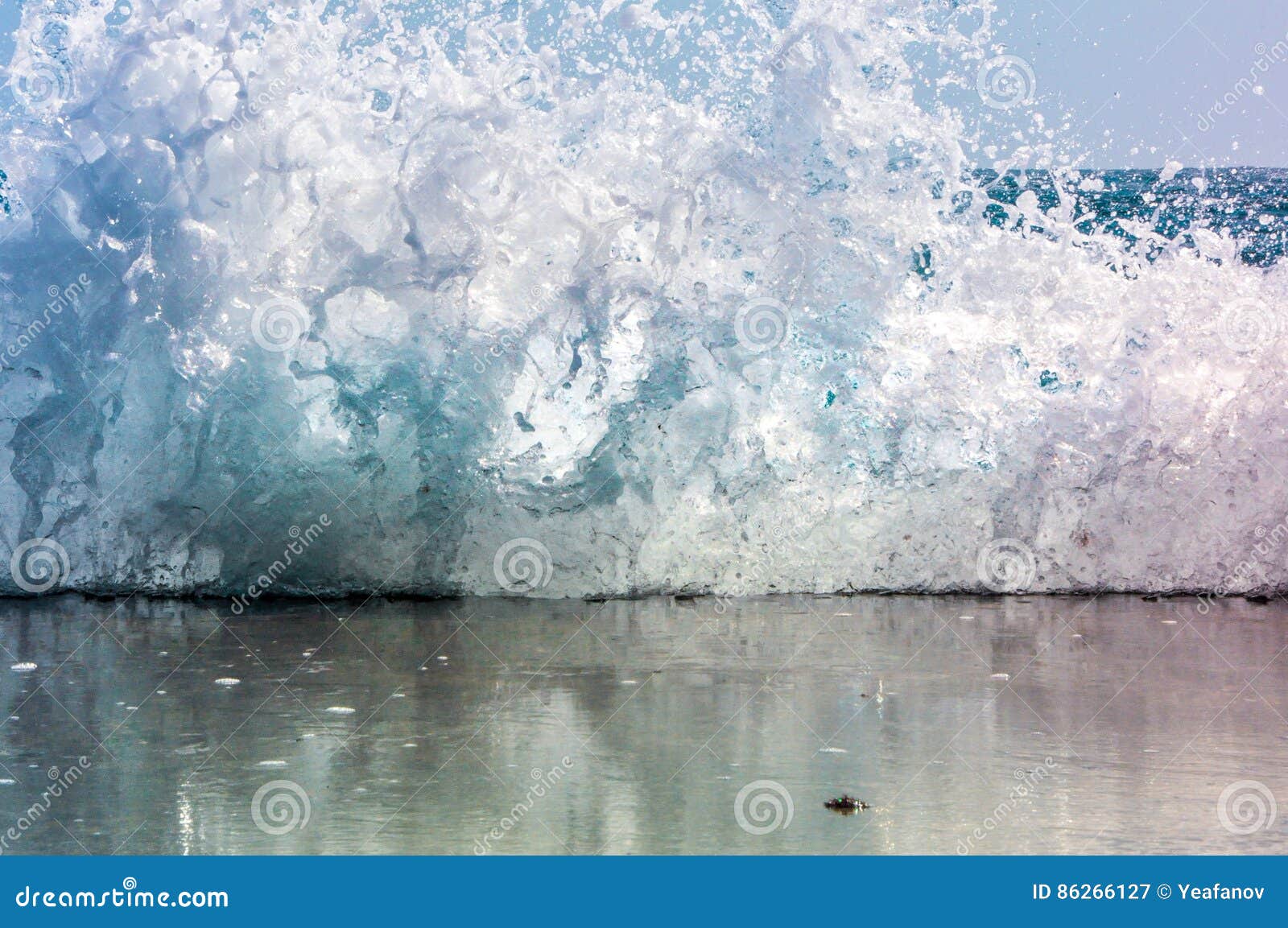 Colorful Splash of Waves Close-up Stock Image - Image of clear ...