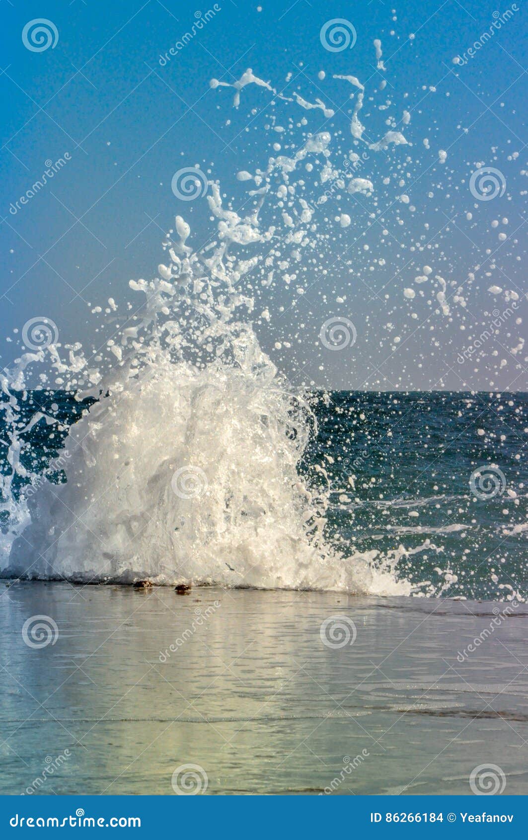 Colorful Splash of Waves Close-up Stock Photo - Image of blue, liquid ...