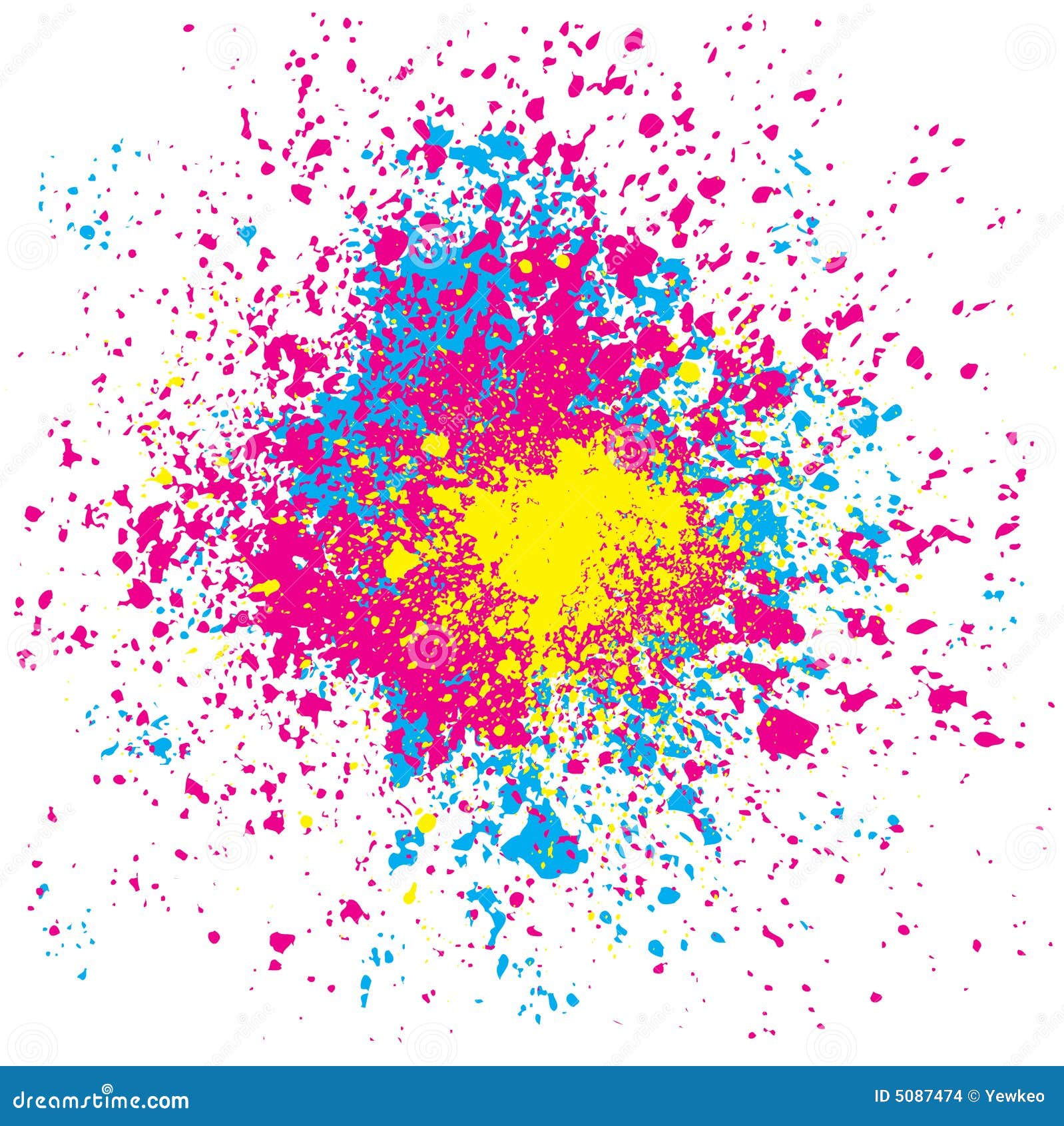 Colorful splashing stock vector. Illustration of creative - 5087474