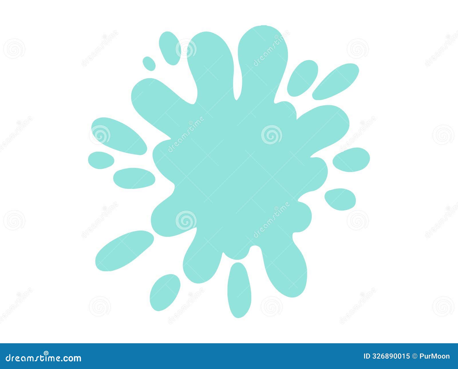 Colorful Splatter Abstract Shape Illustration. Colorful Ink Spots ...