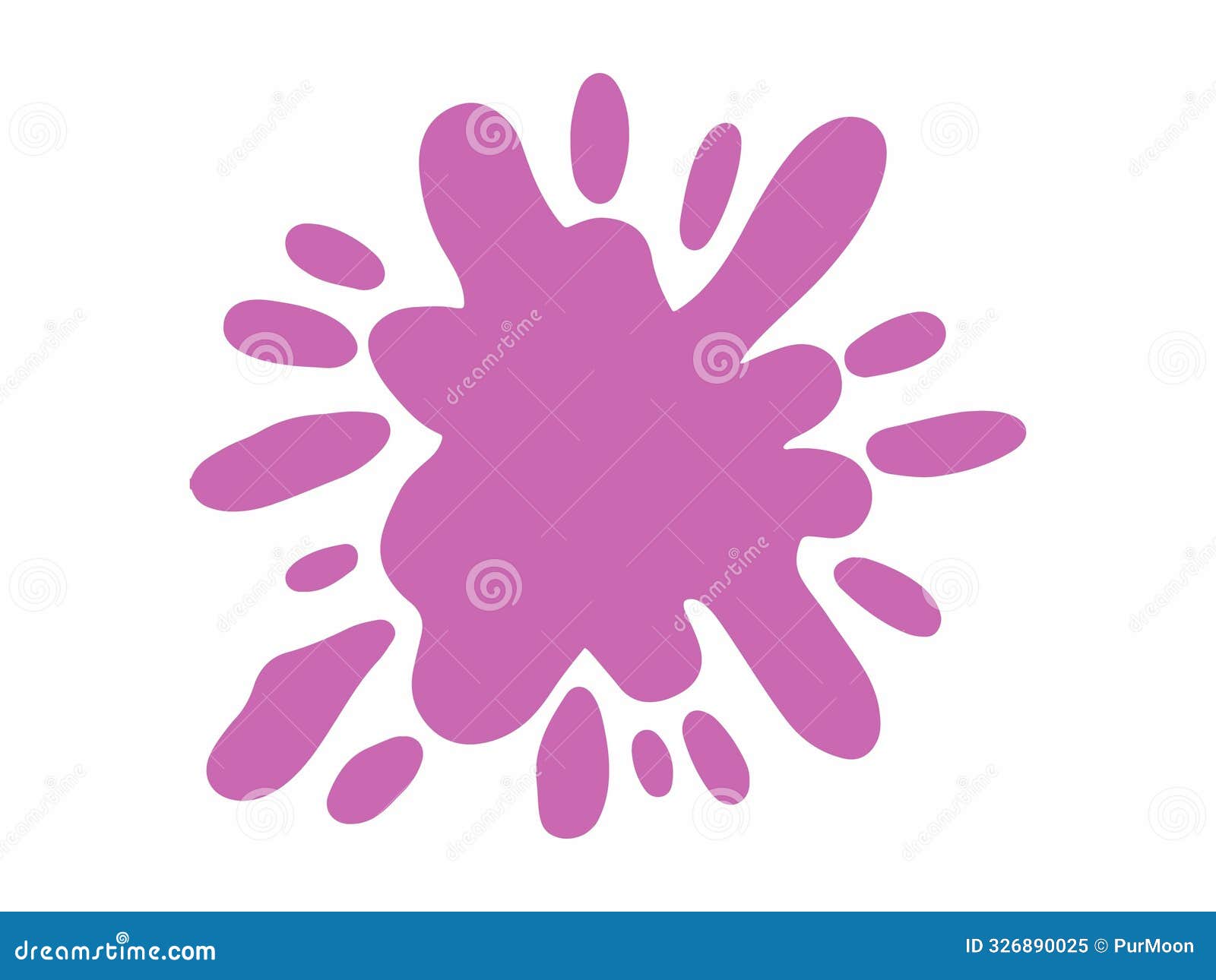 Colorful Splatter Abstract Shape Illustration. Colorful Ink Spots ...