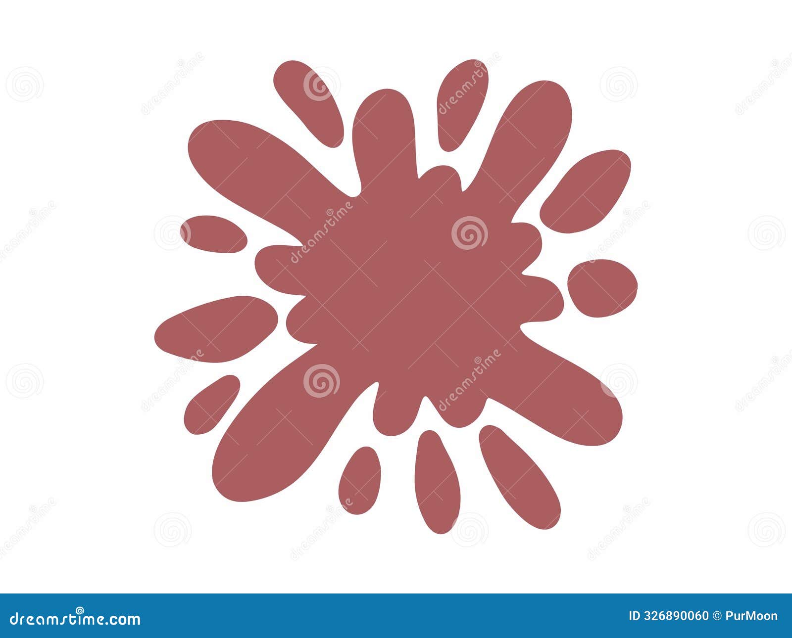 Colorful Splatter Abstract Shape Illustration. Colorful Ink Spots ...