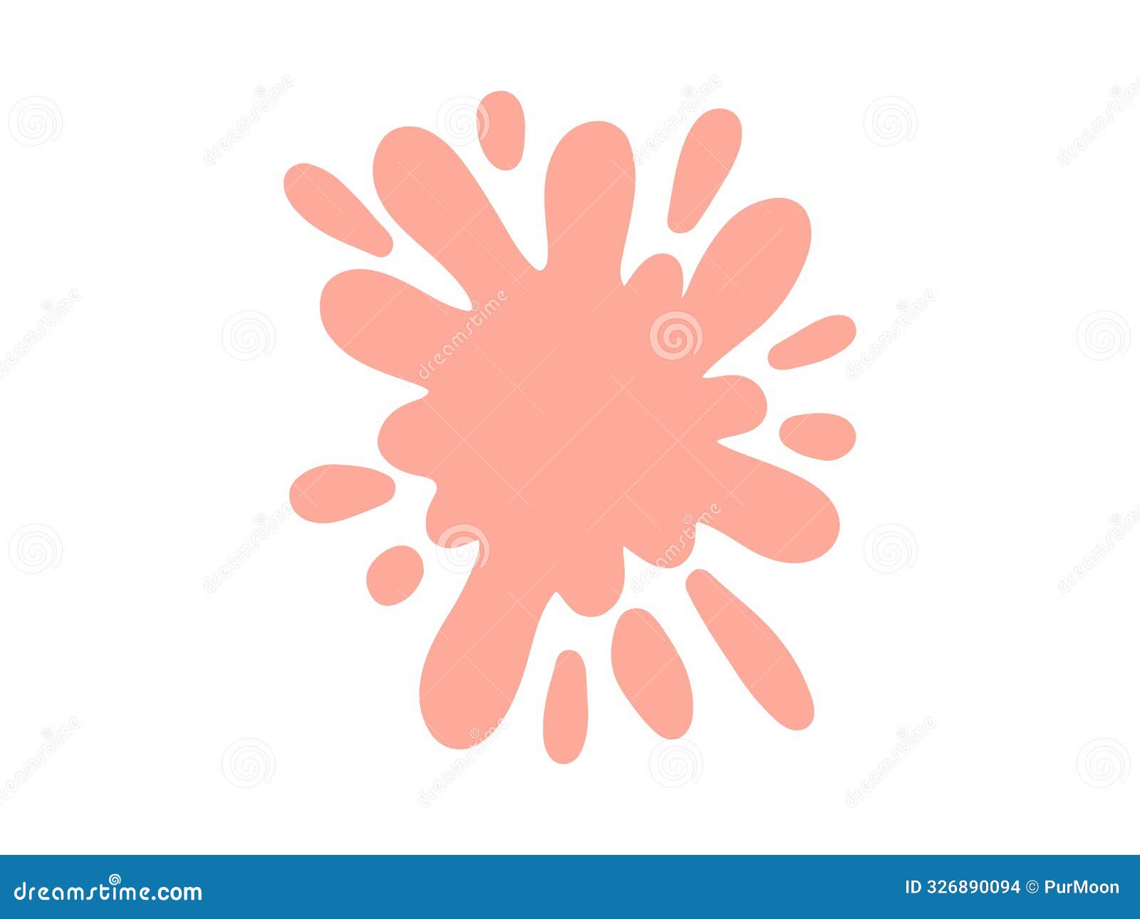 Colorful Splatter Abstract Shape Illustration. Colorful Ink Spots ...