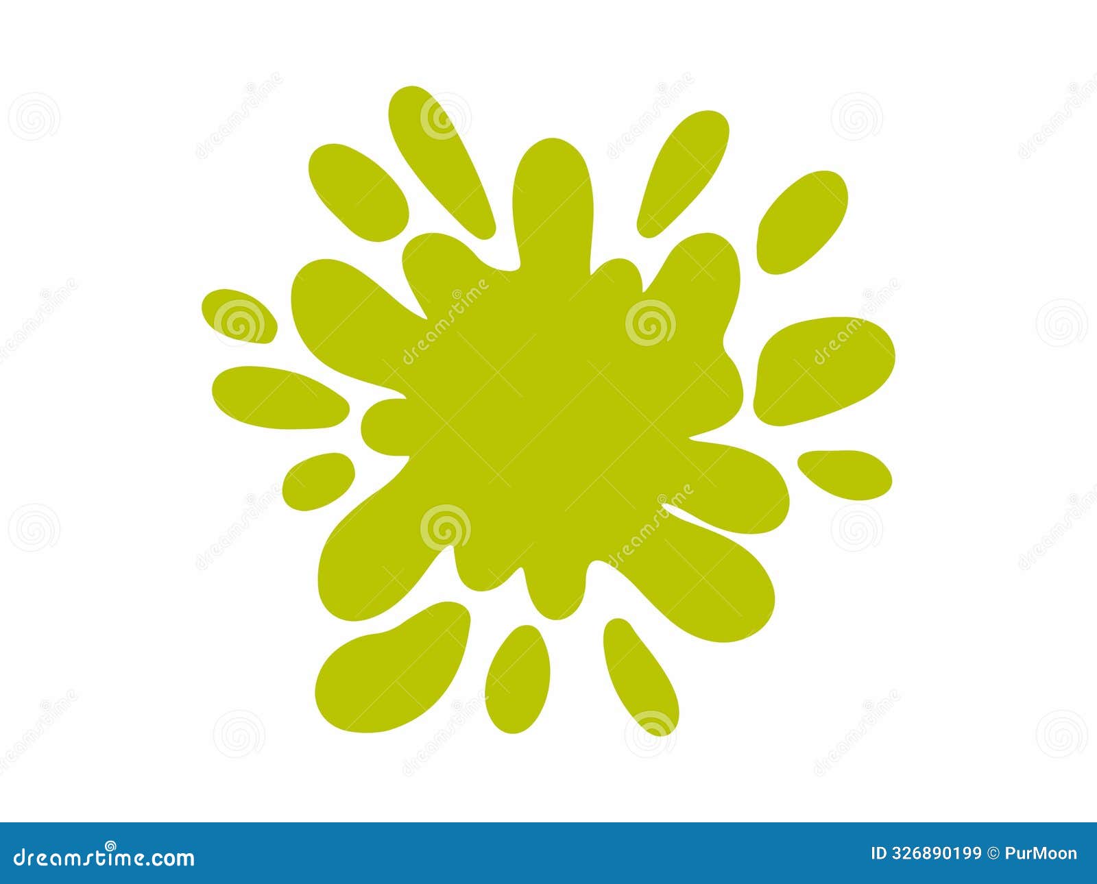 Colorful Splatter Abstract Shape Illustration. Colorful Ink Spots ...