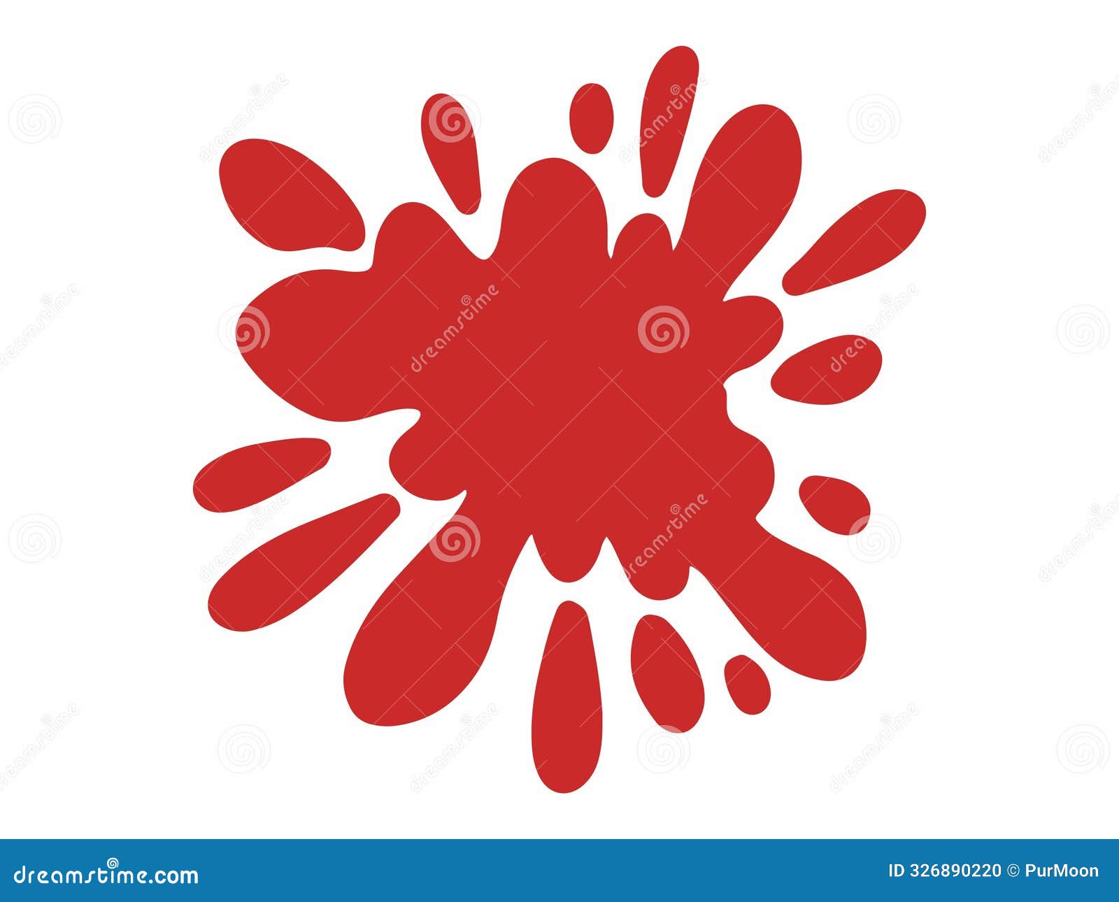 Colorful Splatter Abstract Shape Illustration. Colorful Ink Spots ...