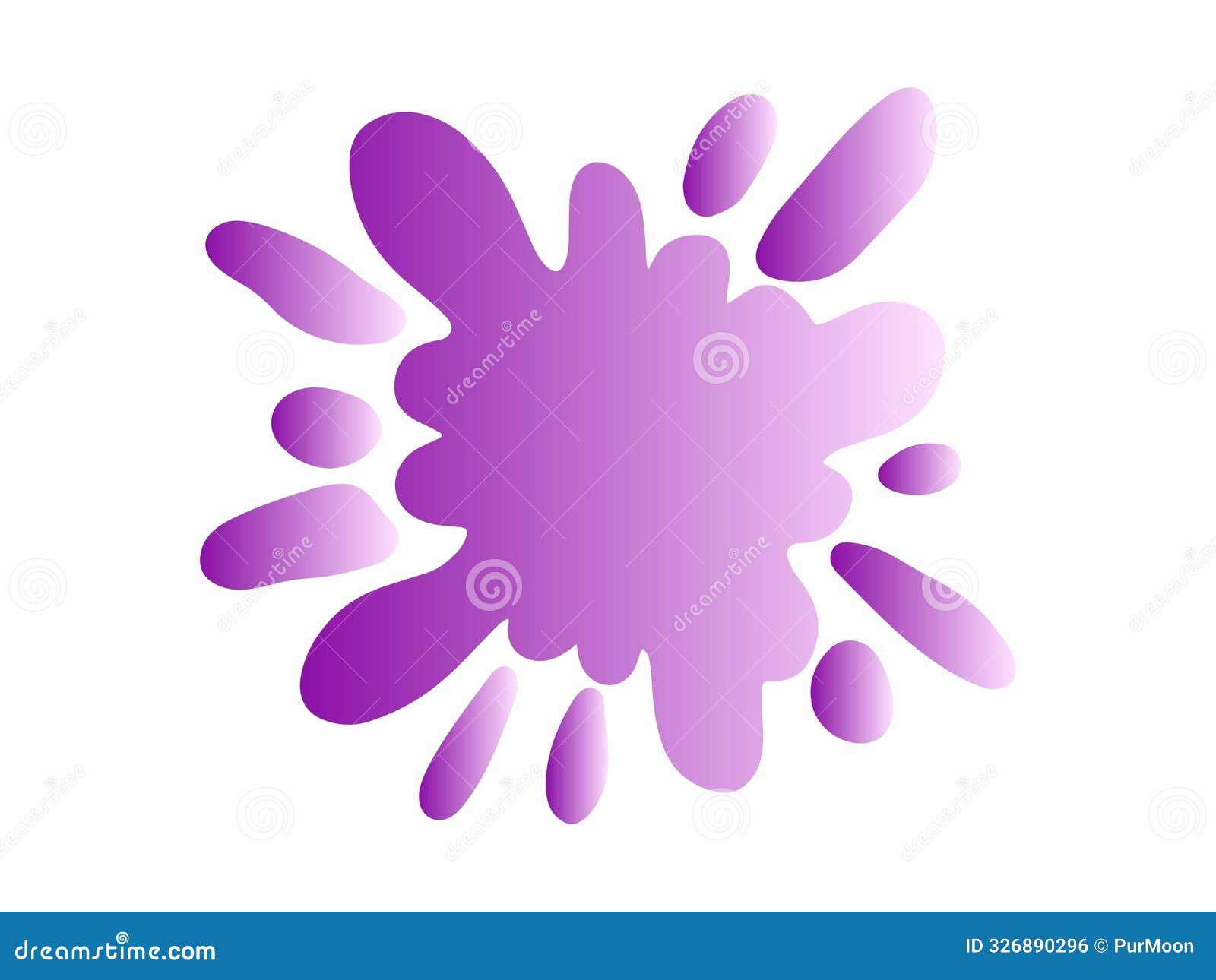 Colorful Splatter Abstract Shape Illustration. Colorful Ink Spots ...