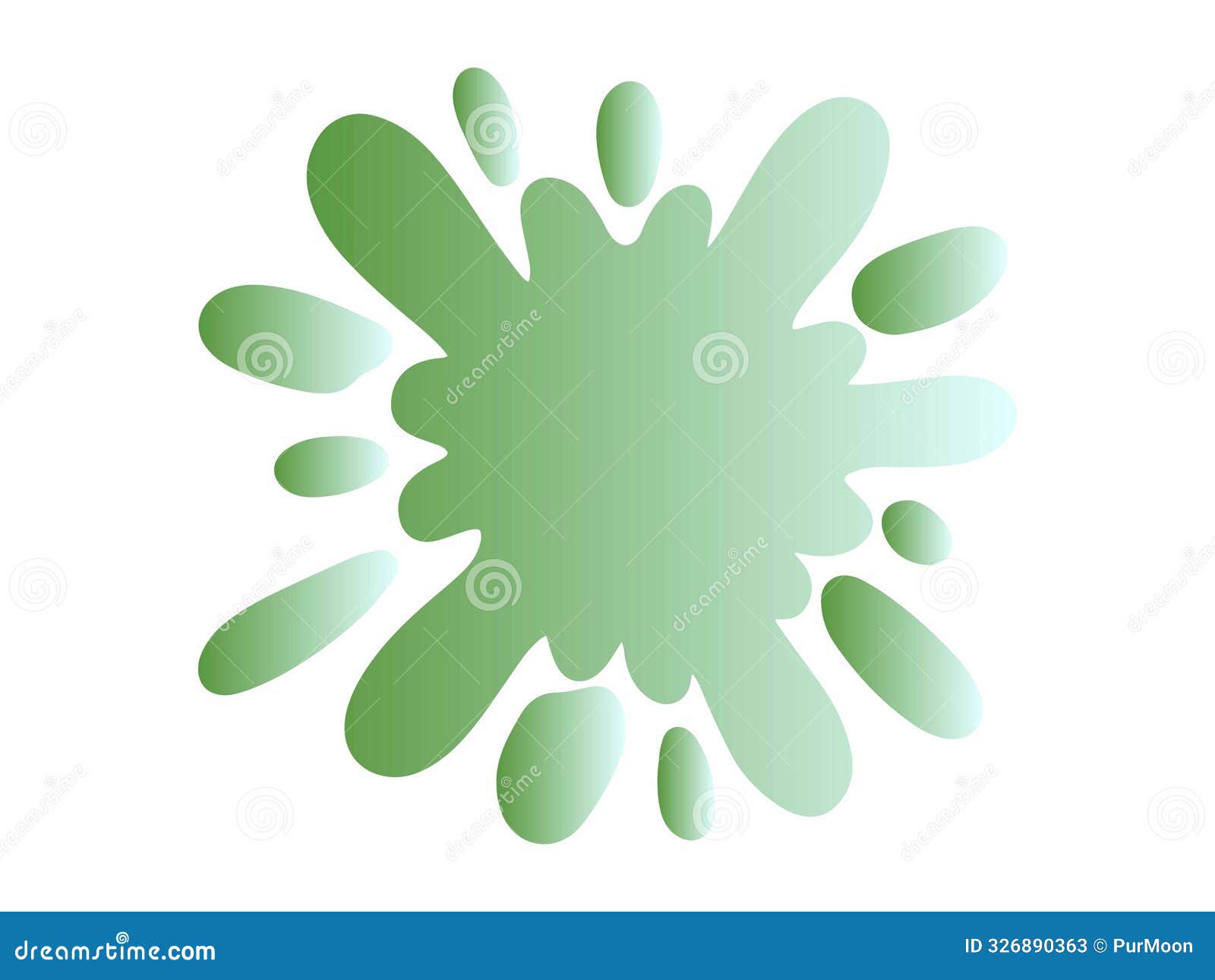 Colorful Splatter Abstract Shape Illustration. Colorful Ink Spots ...