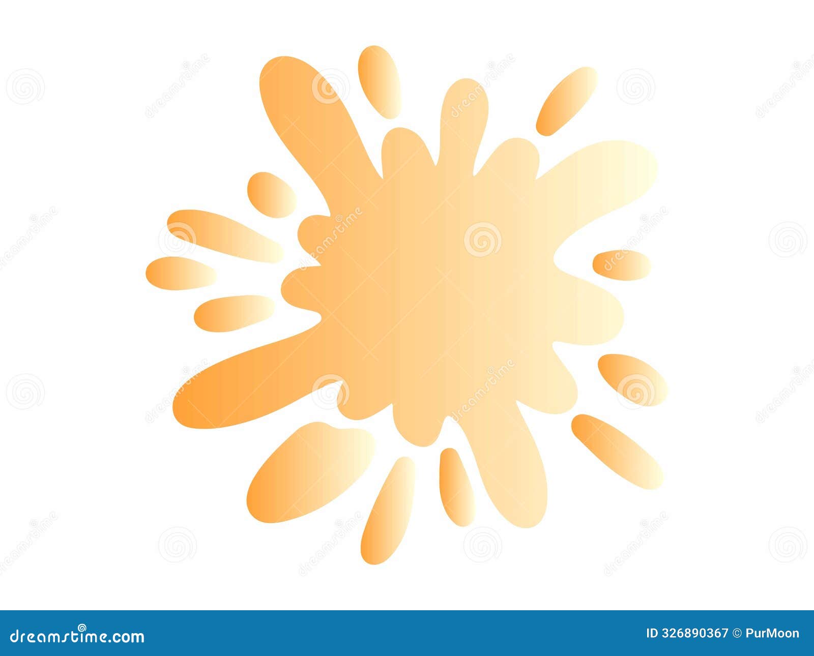 Colorful Splatter Abstract Shape Illustration. Colorful Ink Spots ...