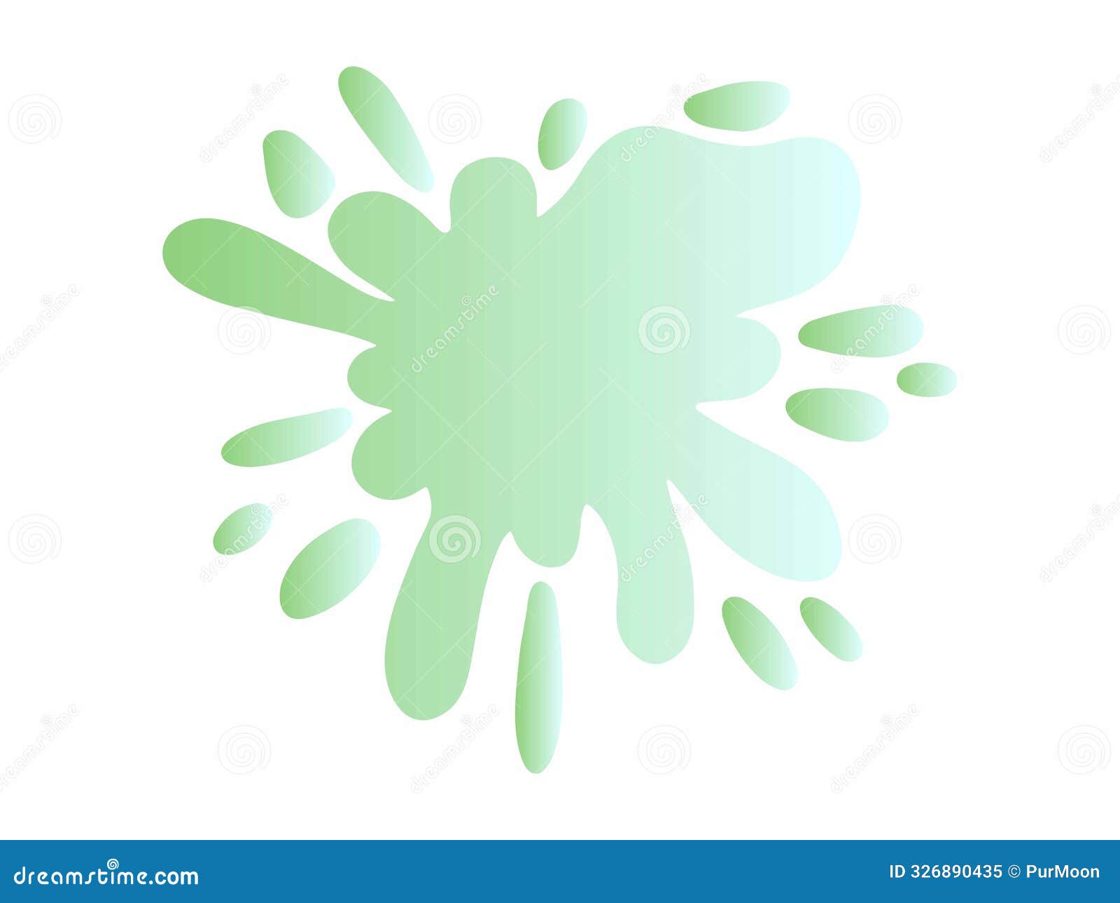 Colorful Splatter Abstract Shape Illustration. Colorful Ink Spots ...