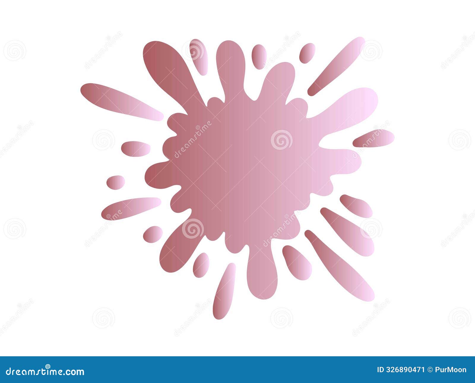 Colorful Splatter Abstract Shape Illustration. Colorful Ink Spots ...