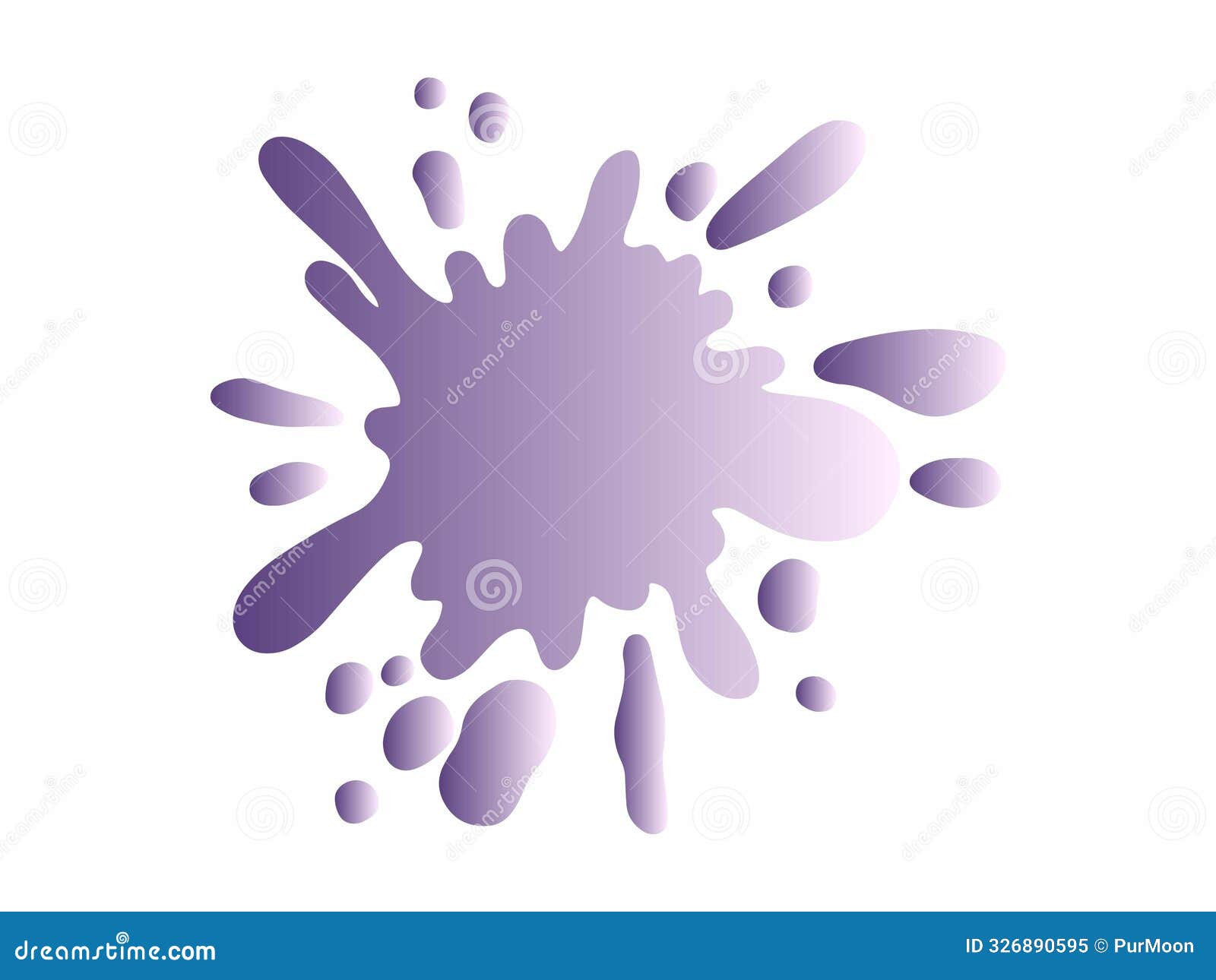 Colorful Splatter Abstract Shape Illustration. Colorful Ink Spots ...