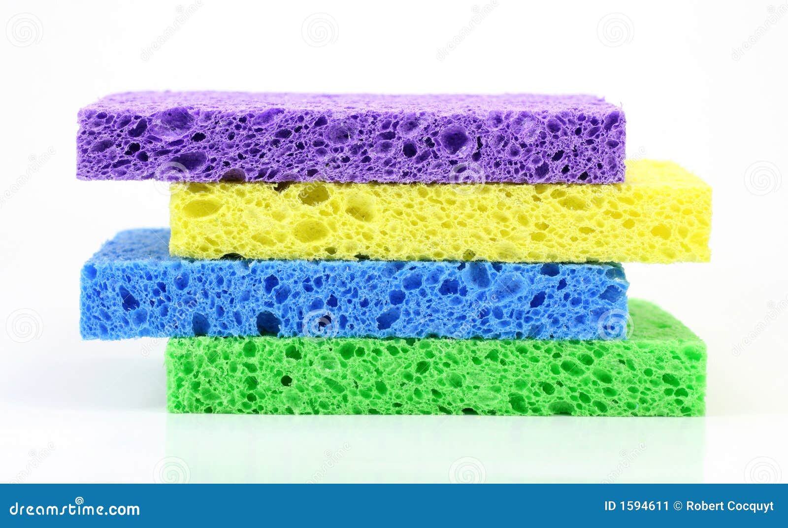 Colorful Sponge Stack stock image. Image of texture, sponge - 1594611