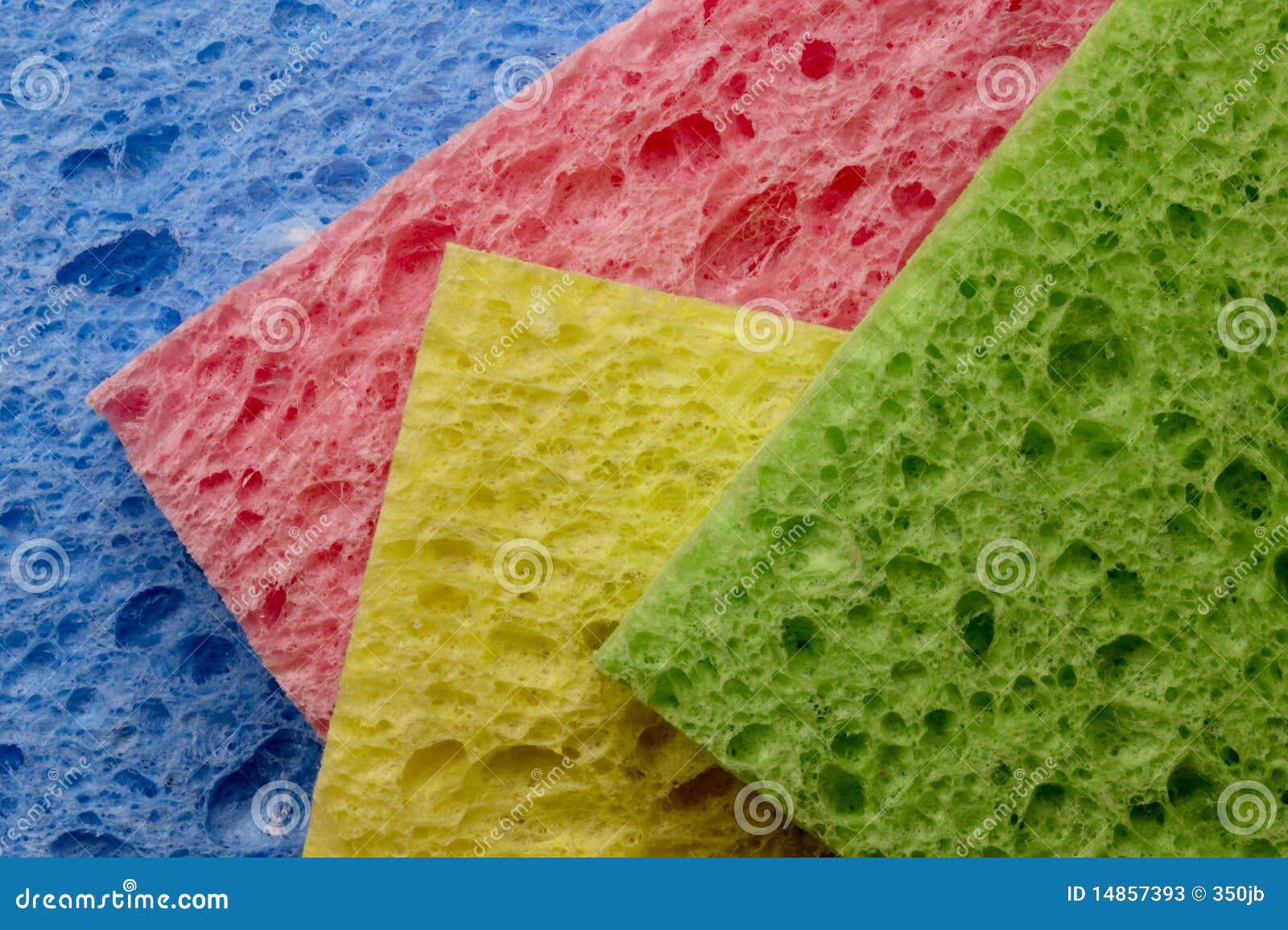 Colorful sponges stock image. Image of blue, yellow, colorful - 14857393
