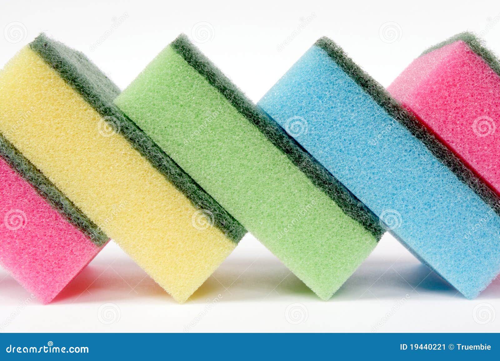 Colorful sponges stock image. Image of clean, cleaner - 19440221
