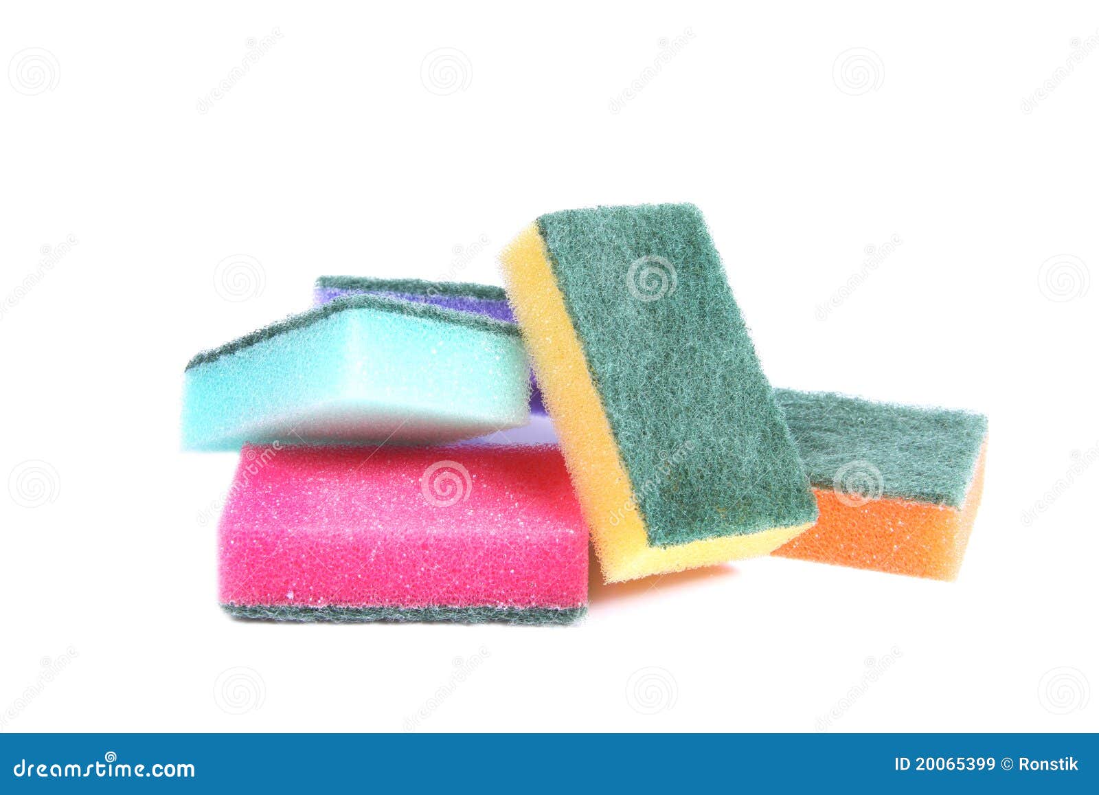 Colorful sponges stock image. Image of dishes, pink, colorful - 20065399