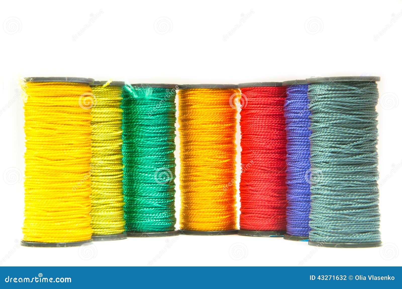Colorful spools of thread stock photo. Image of activity - 43271632
