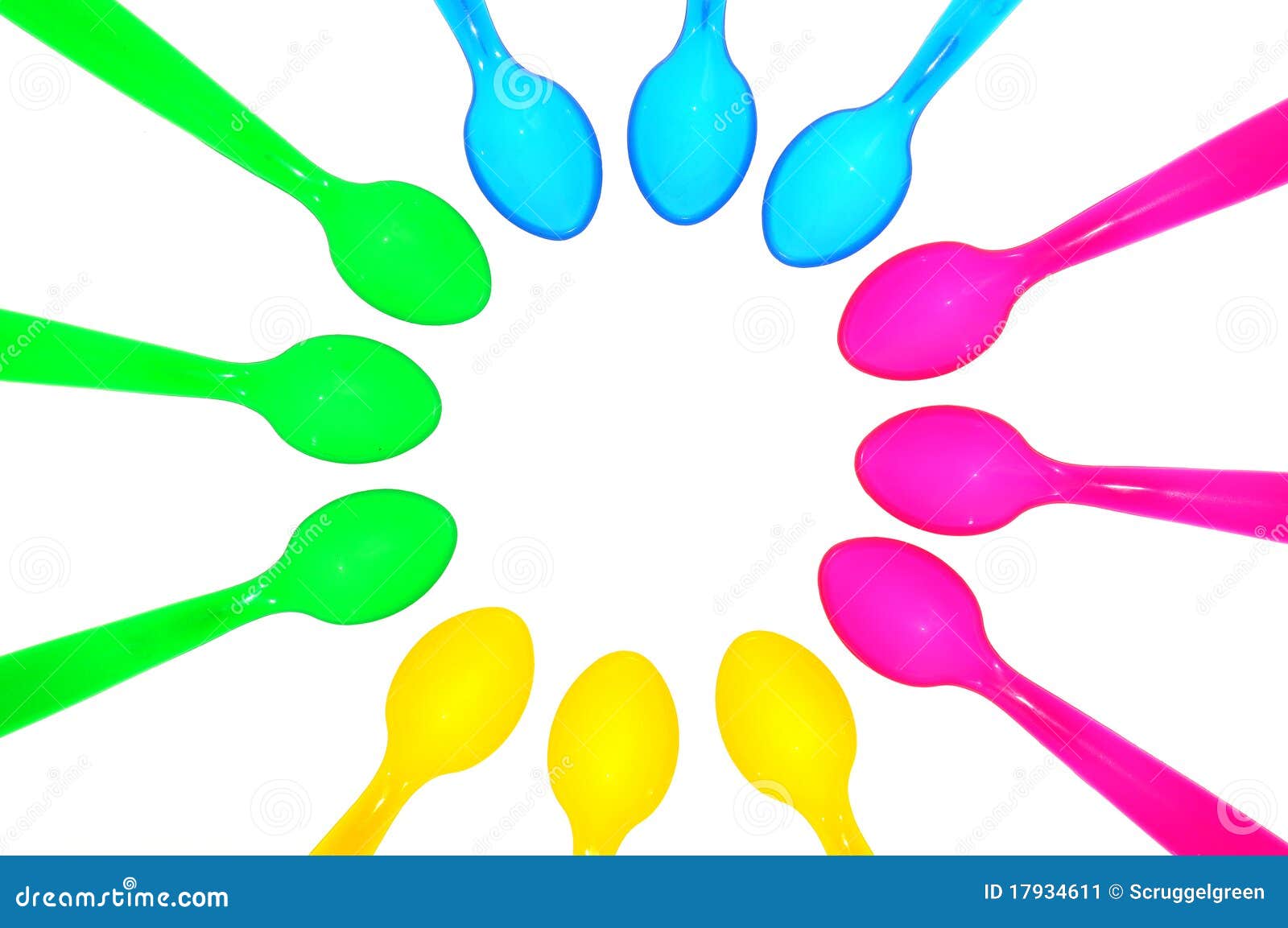 Colorful Spoons stock image. Image of mouth, background - 17934611