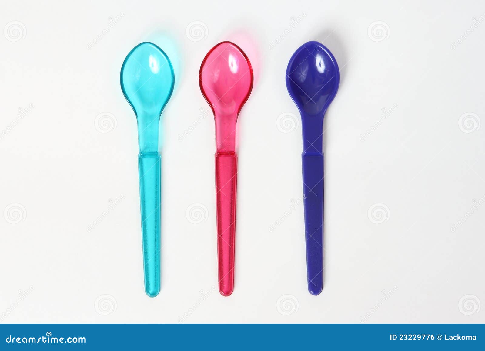 Colorful spoons stock photo. Image of shot, baby, pink - 23229776