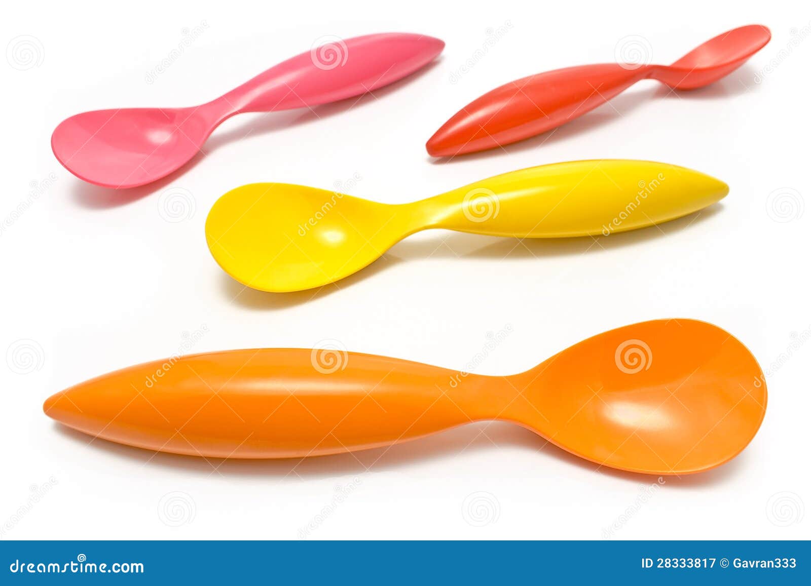 Colorful spoons stock image. Image of studio, restaurant - 28333817