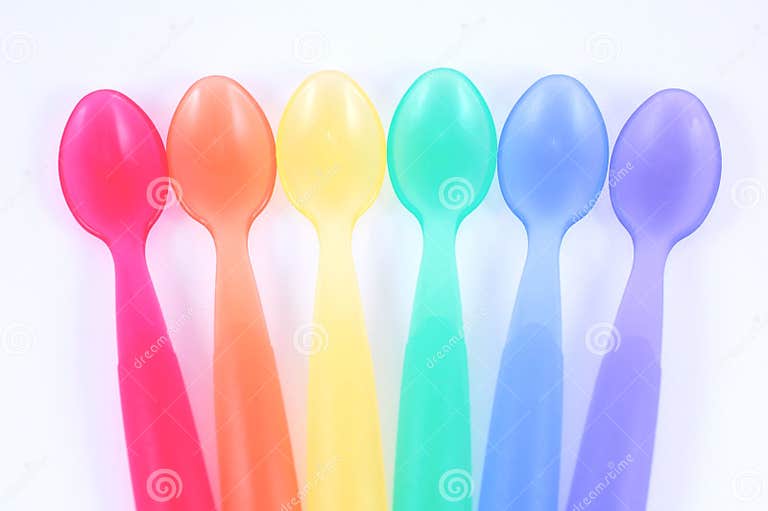 Colorful spoons stock image. Image of spoons, color, utensil - 768765