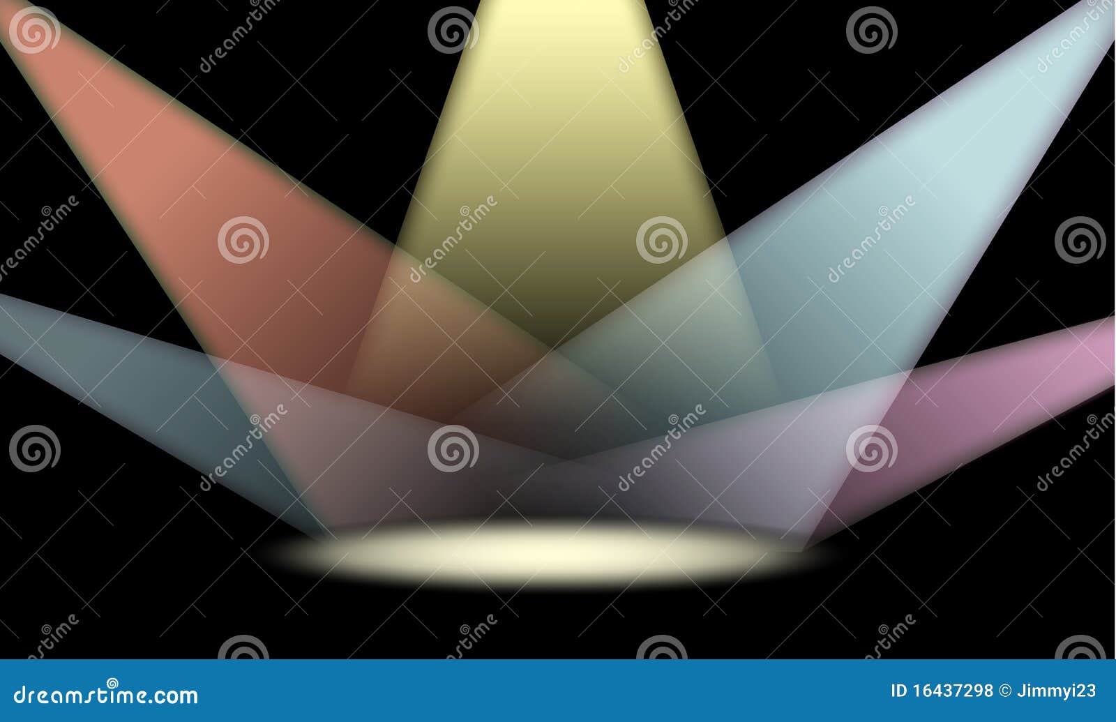 Colorful spotlight stock vector. Illustration of spot - 16437298