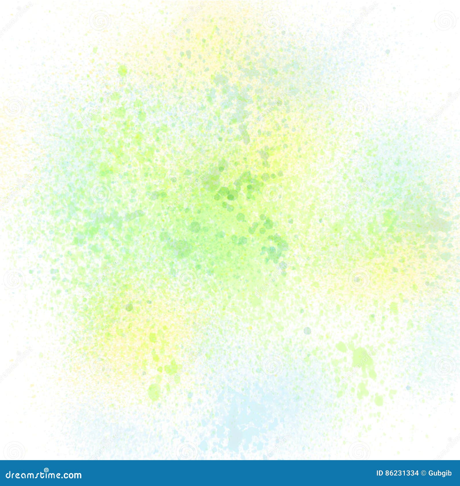 Colorful Spray Paint on White Background Stock Illustration ...