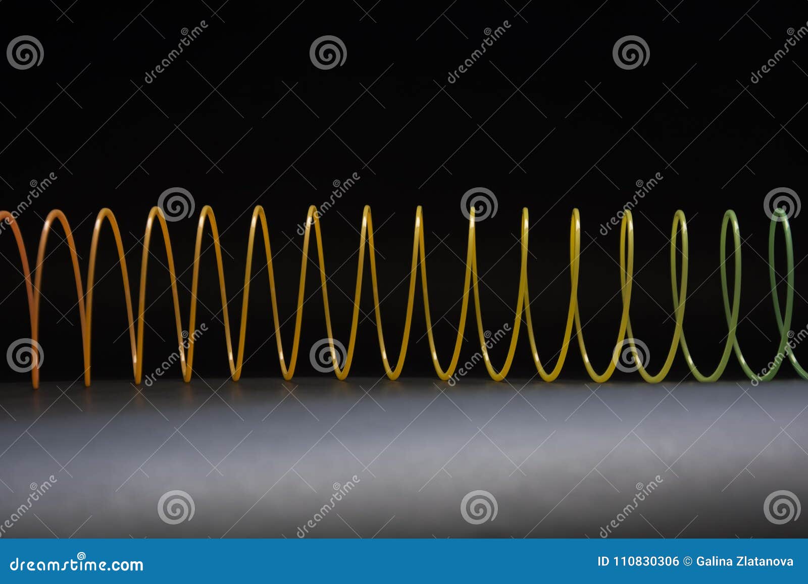 Colorful Spring Black Background.Wrapped Plastic. Stock Photo - Image ...