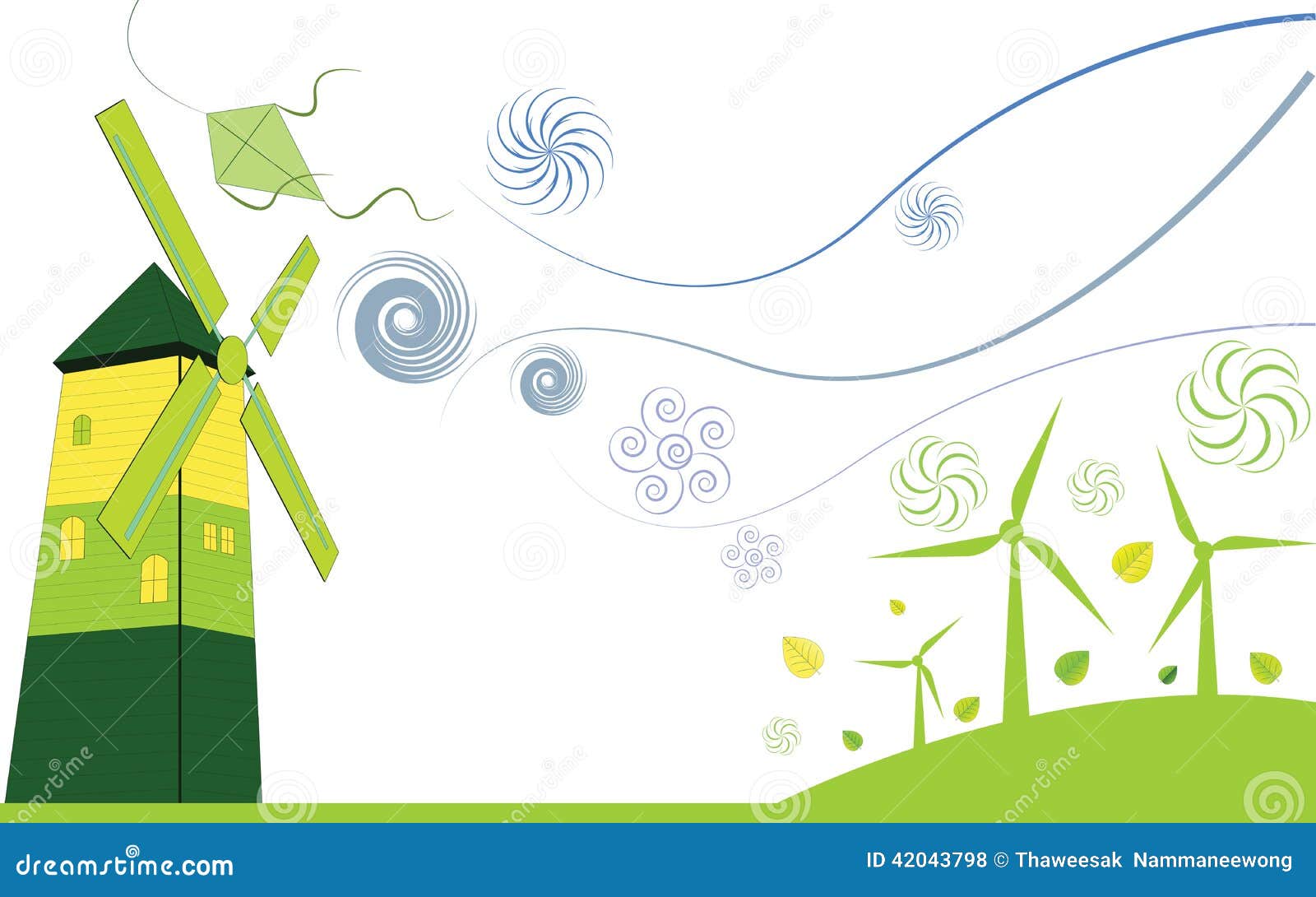 Colorful Spring Colorful Wind Stock Vector - Illustration of design ...