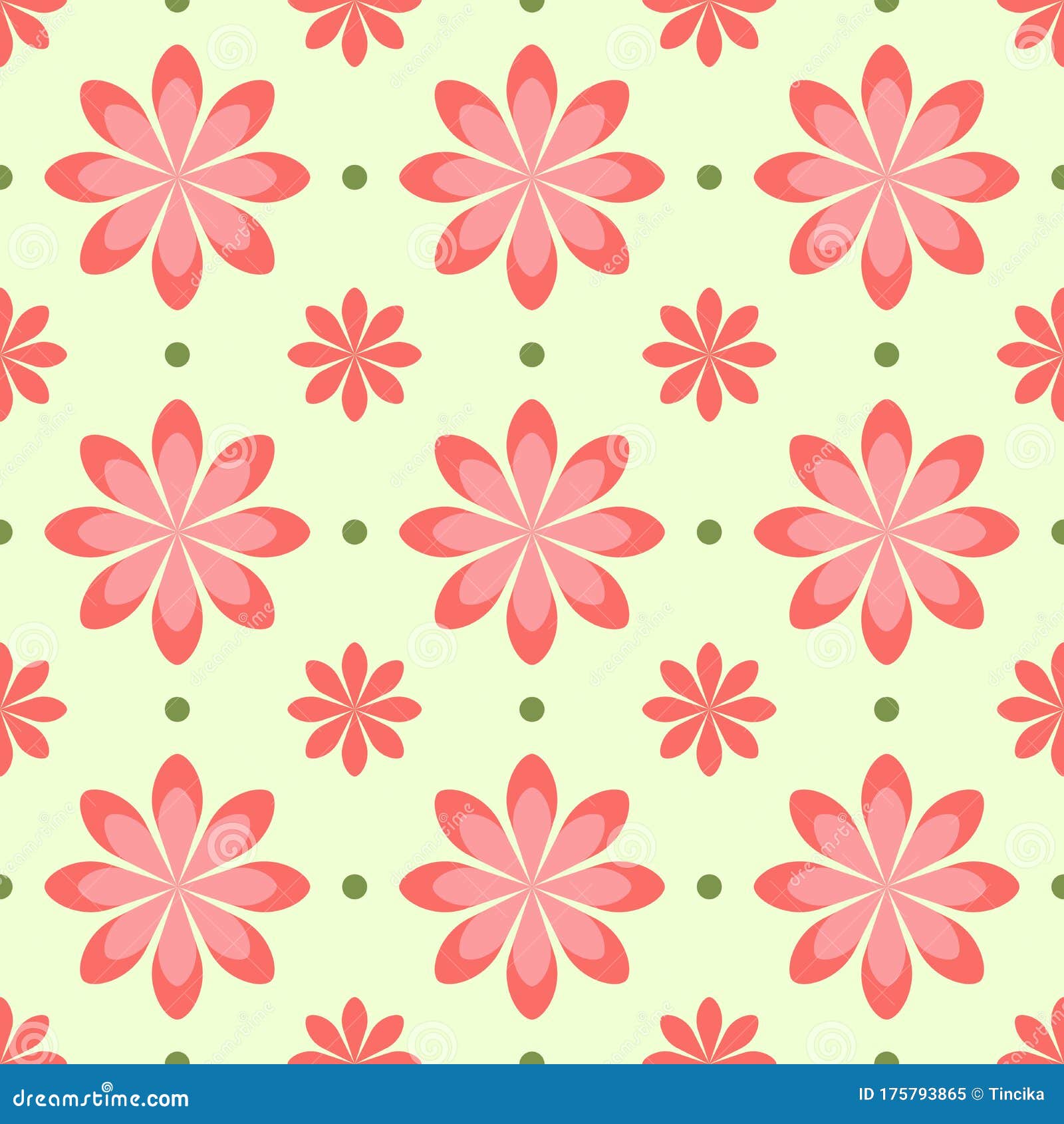 Colorful Spring Floral Patterns in Collection. Stock Vector ...