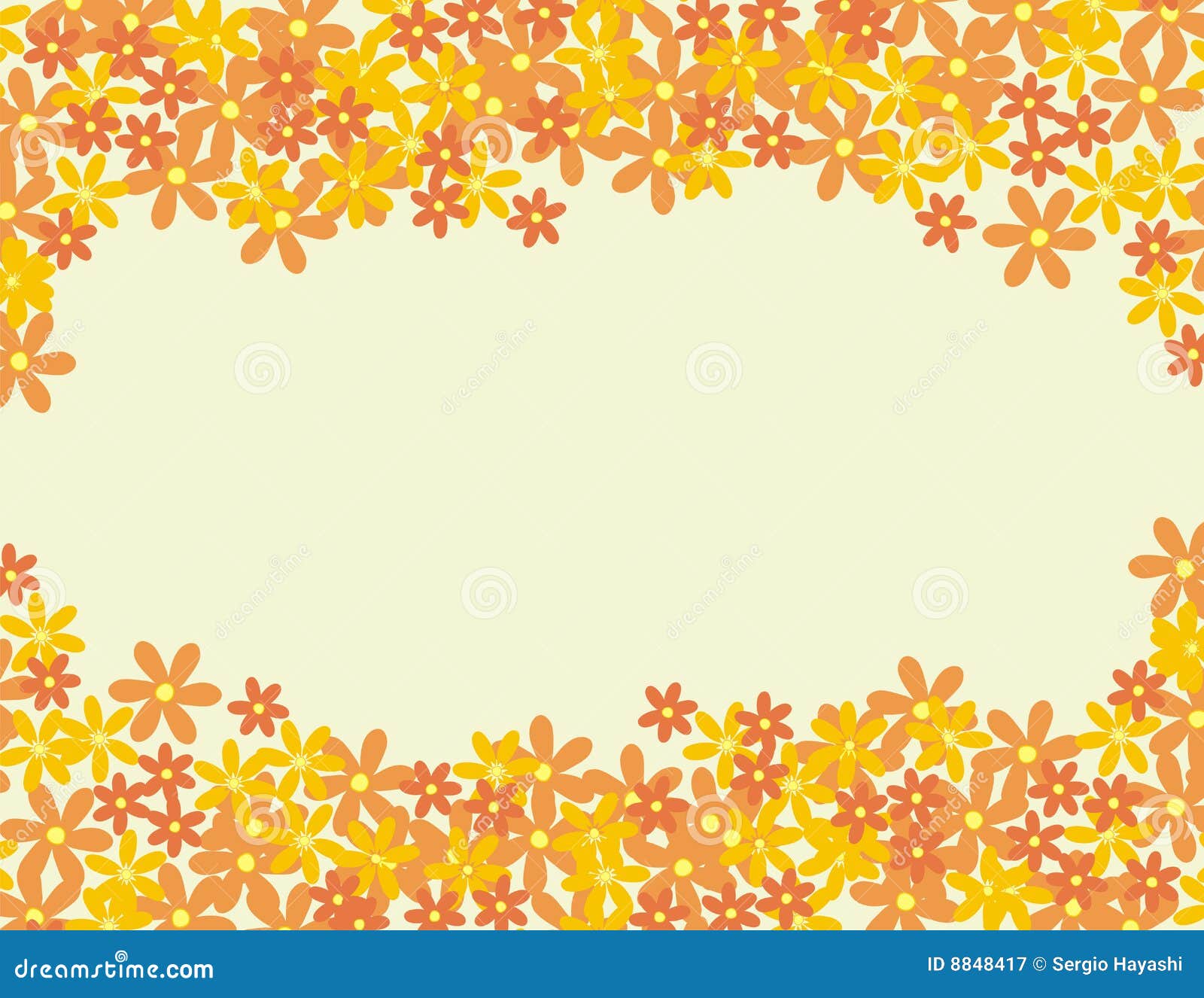Colorful spring frame stock vector. Illustration of frame - 8848417