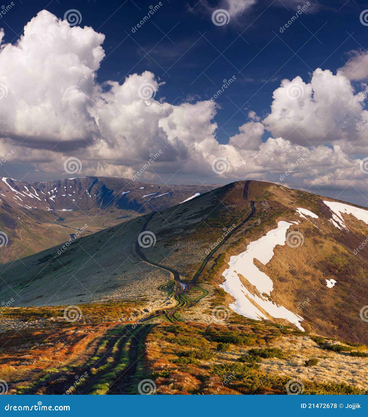 Colorful spring landscape stock photo. Image of cloud - 21472678